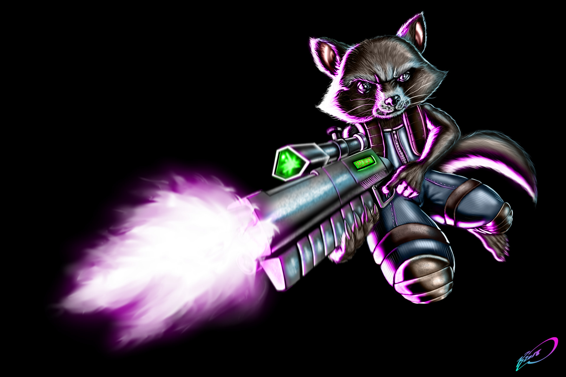 ArtStation - Rocket Raccoon.