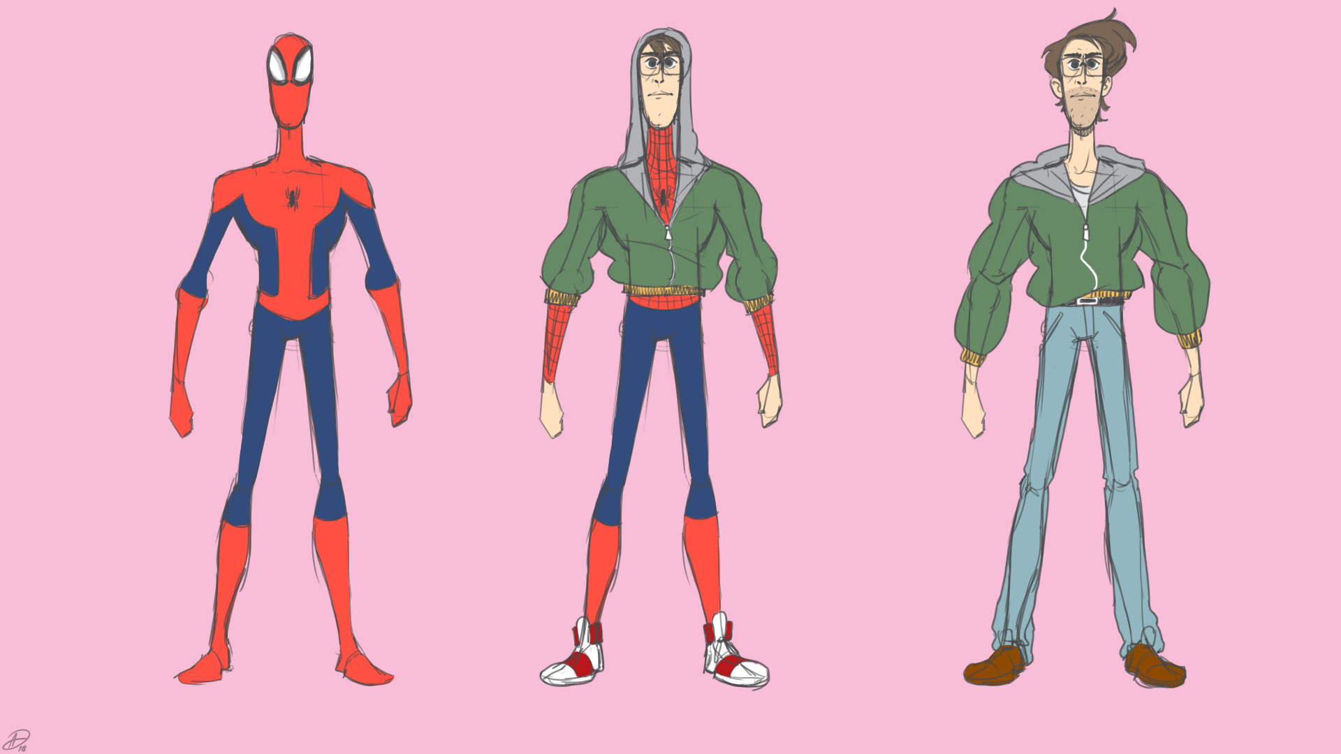 ArtStation - Spidey - Character Sheet