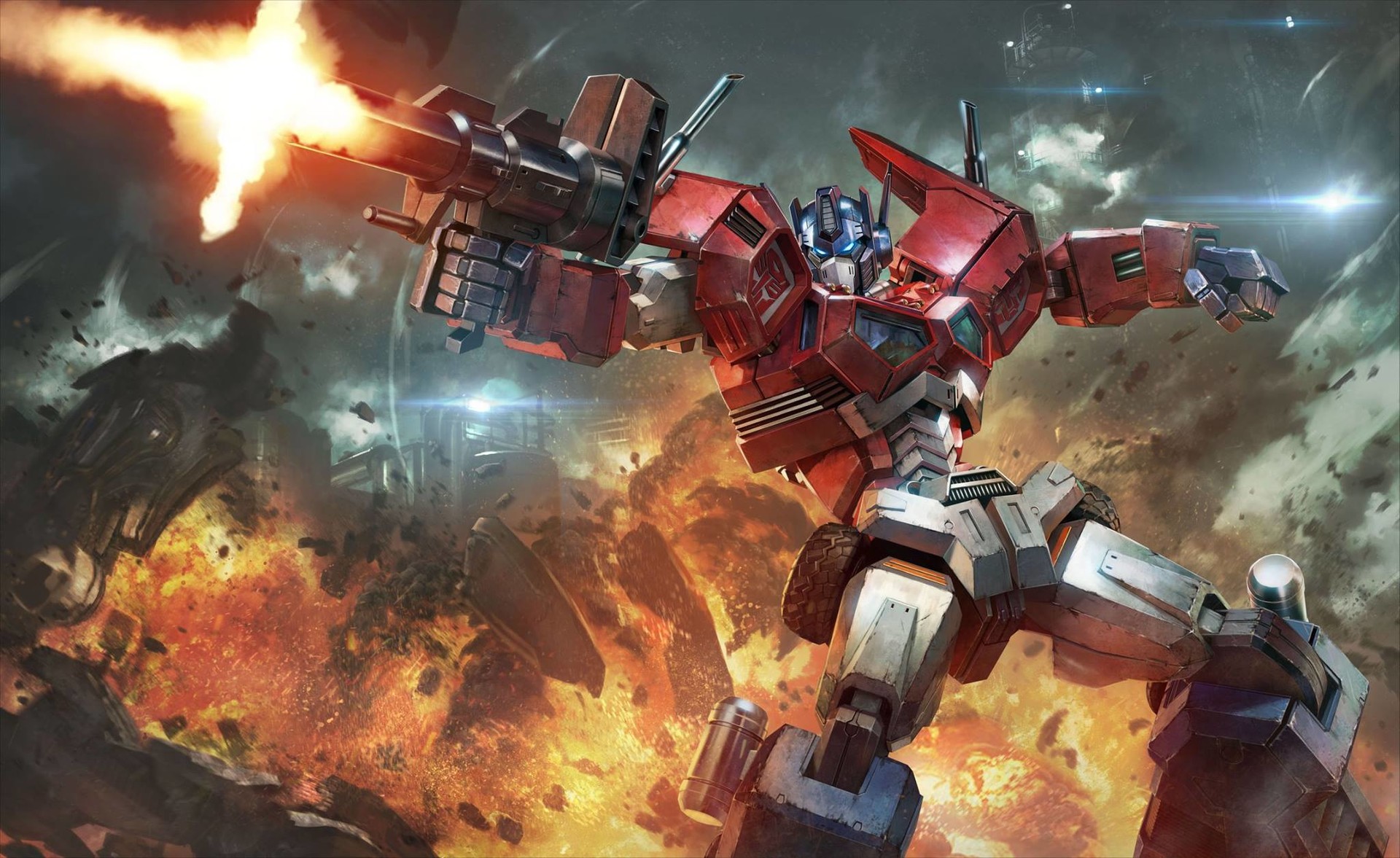 ArtStation - Optimus Prime Flame Toys Box Art