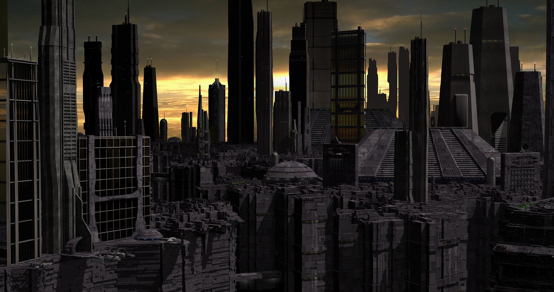 dark future city