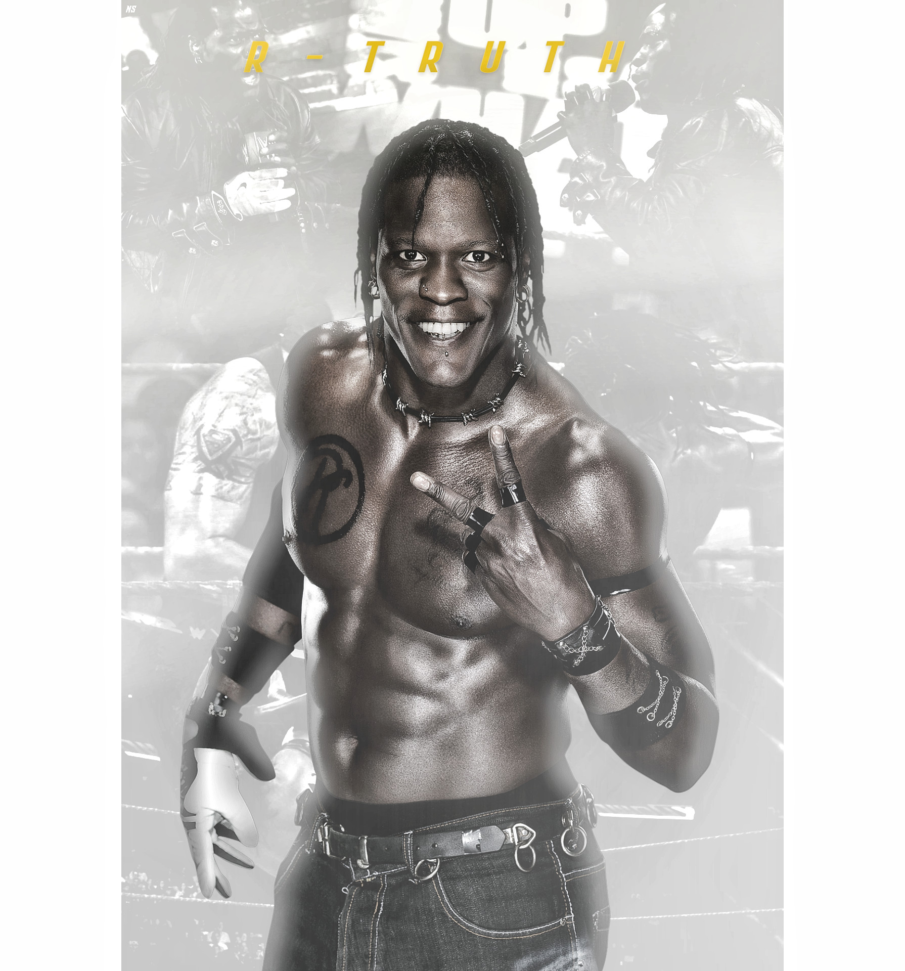 ArtStation - R-Truth WWE Design