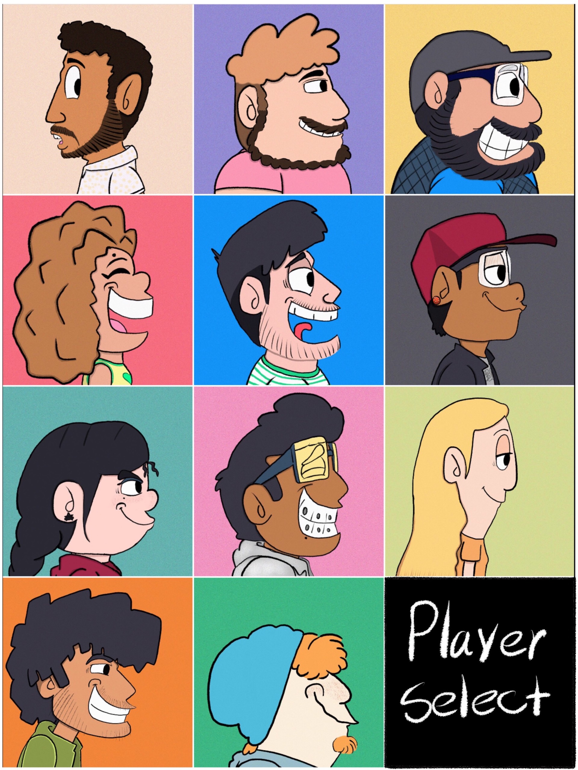 ArtStation - Player select