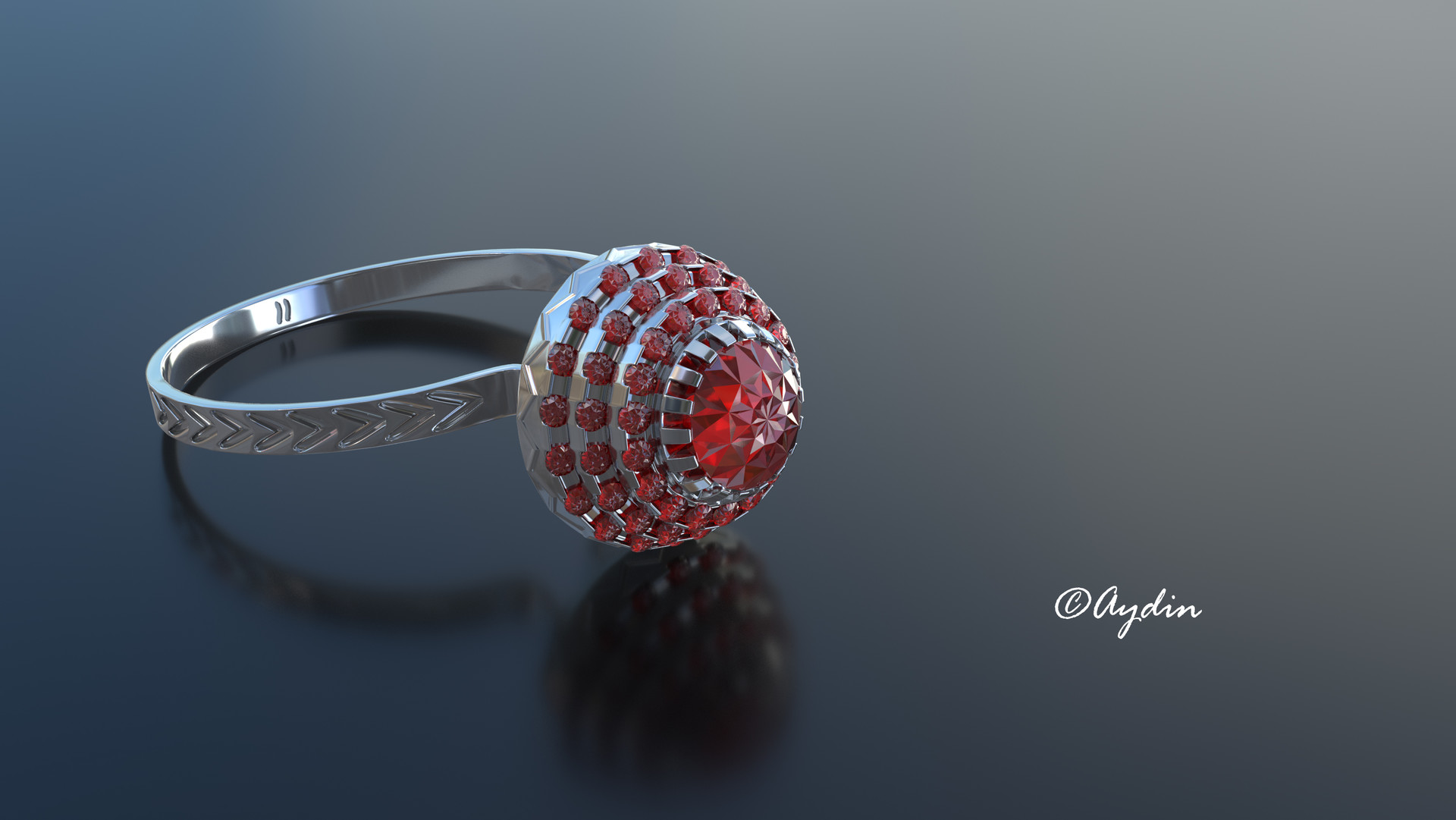 ArtStation - Red Diamond Ring