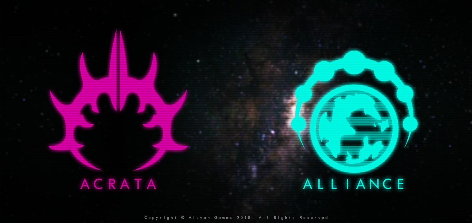 Mauricio Carrasco Artista Digital - Galactic Alliance and Acrata Logo