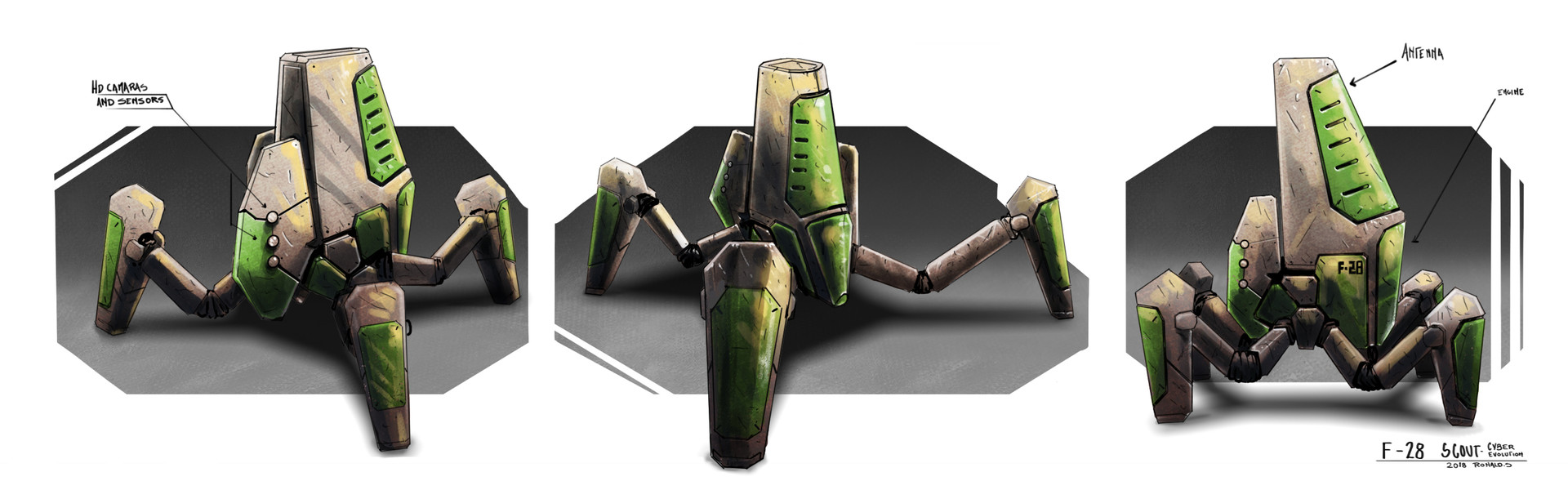 Ronald Segovia - Cyber Evolution F-28 scout