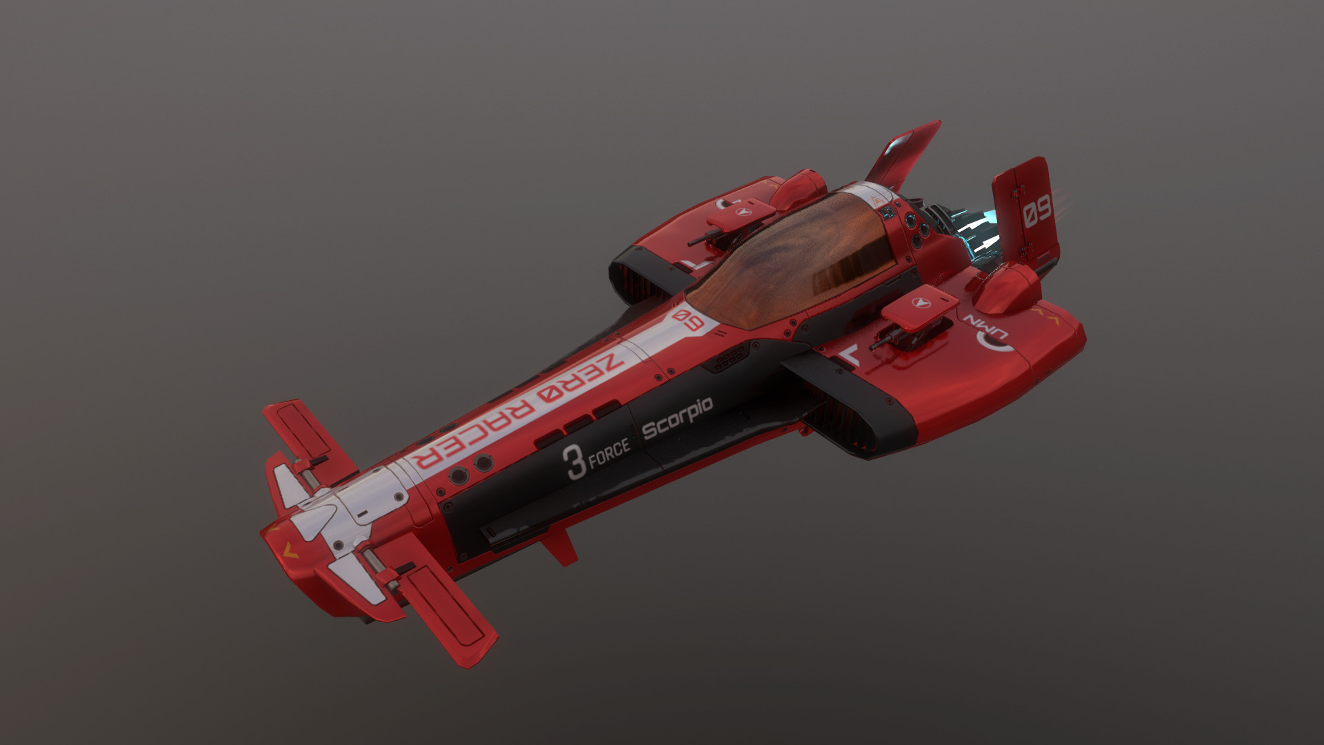 ArtStation - Sci-fi F1 Zer0 Racer pod