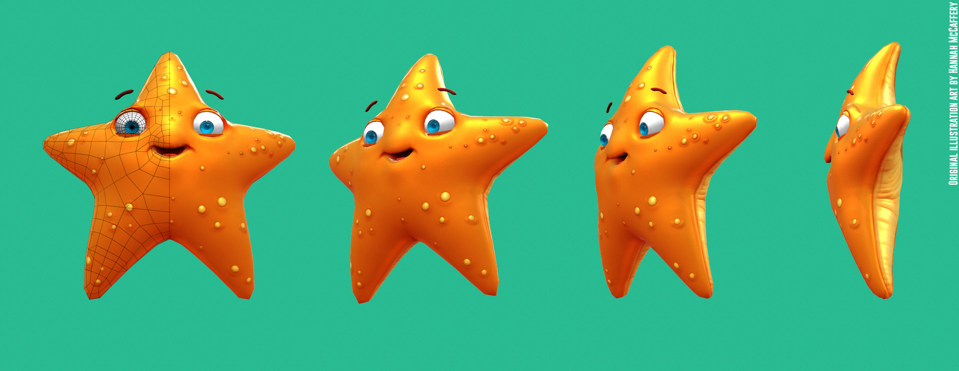 ArtStation - Starfish Avatar.