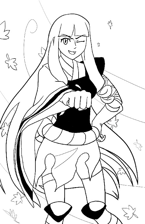 tenchi coloring pages