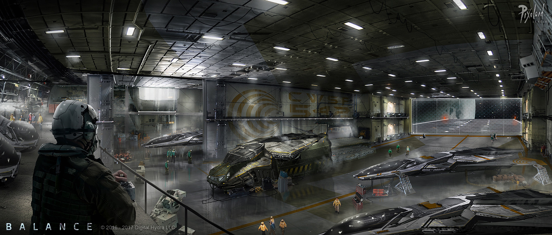 ArtStation - Balance - 01 - Battle Cruise Hangar