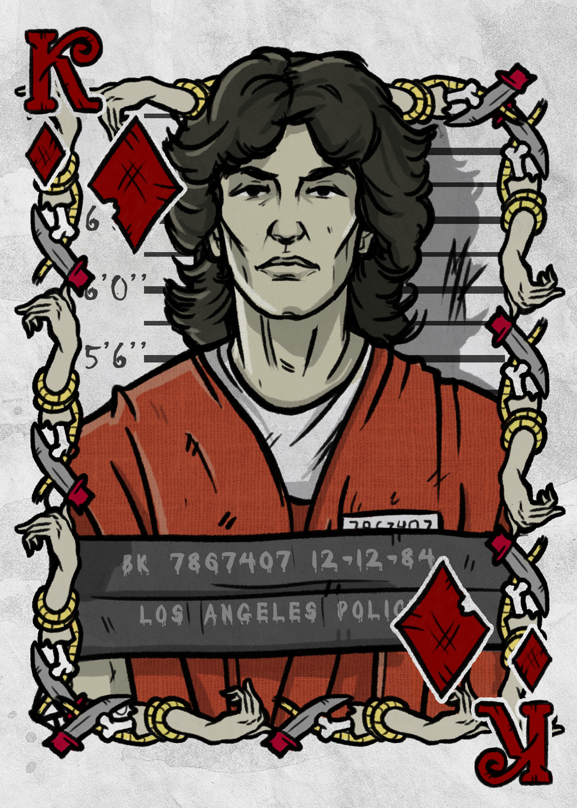 Shell Shell - "The most famous killers" playing cards. Richard Ramírez