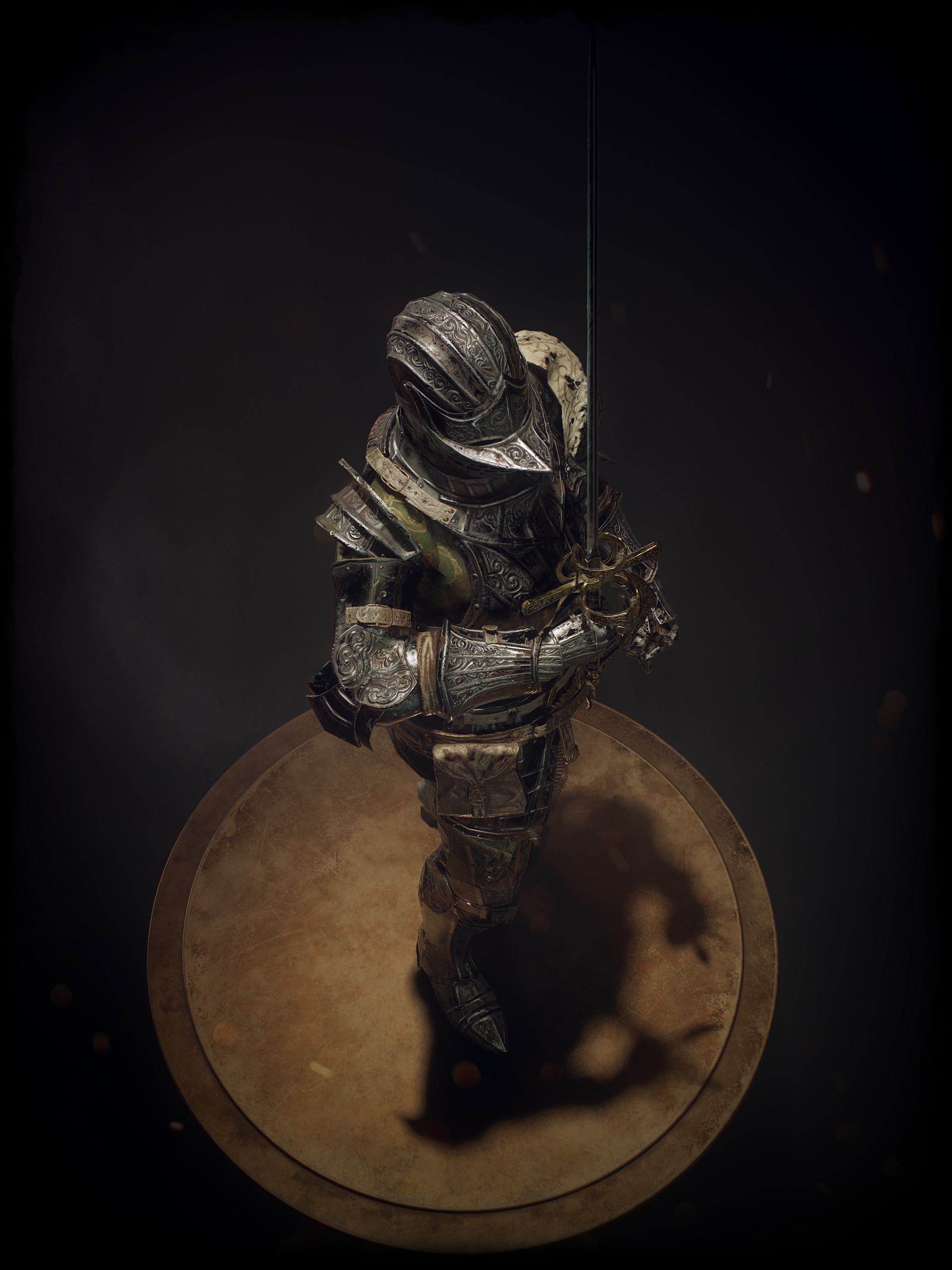 Dane Brennand - Armour Set - Fluted Knight Set (Undead Prince Ricard)