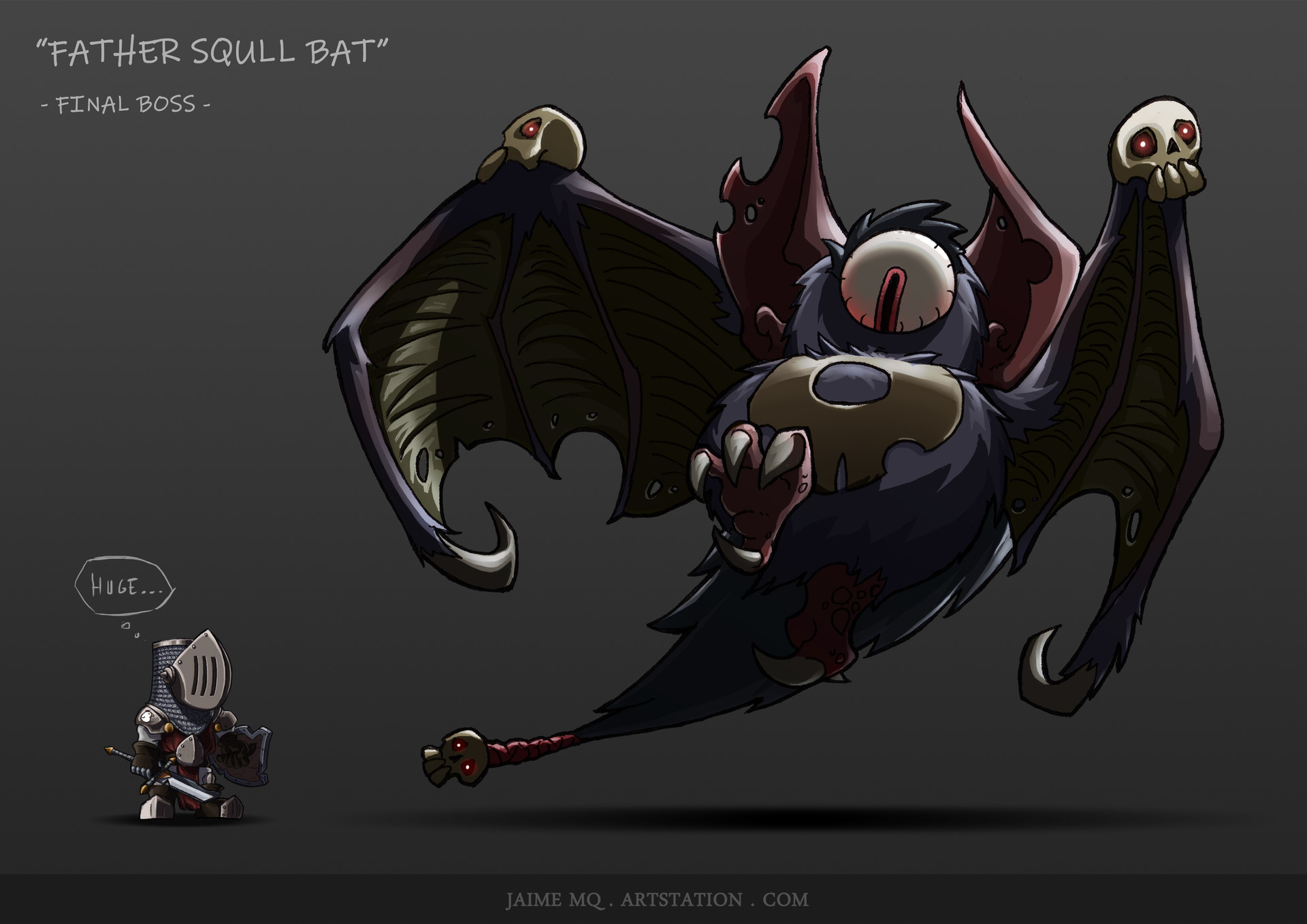 ArtStation - Father Squll Bat