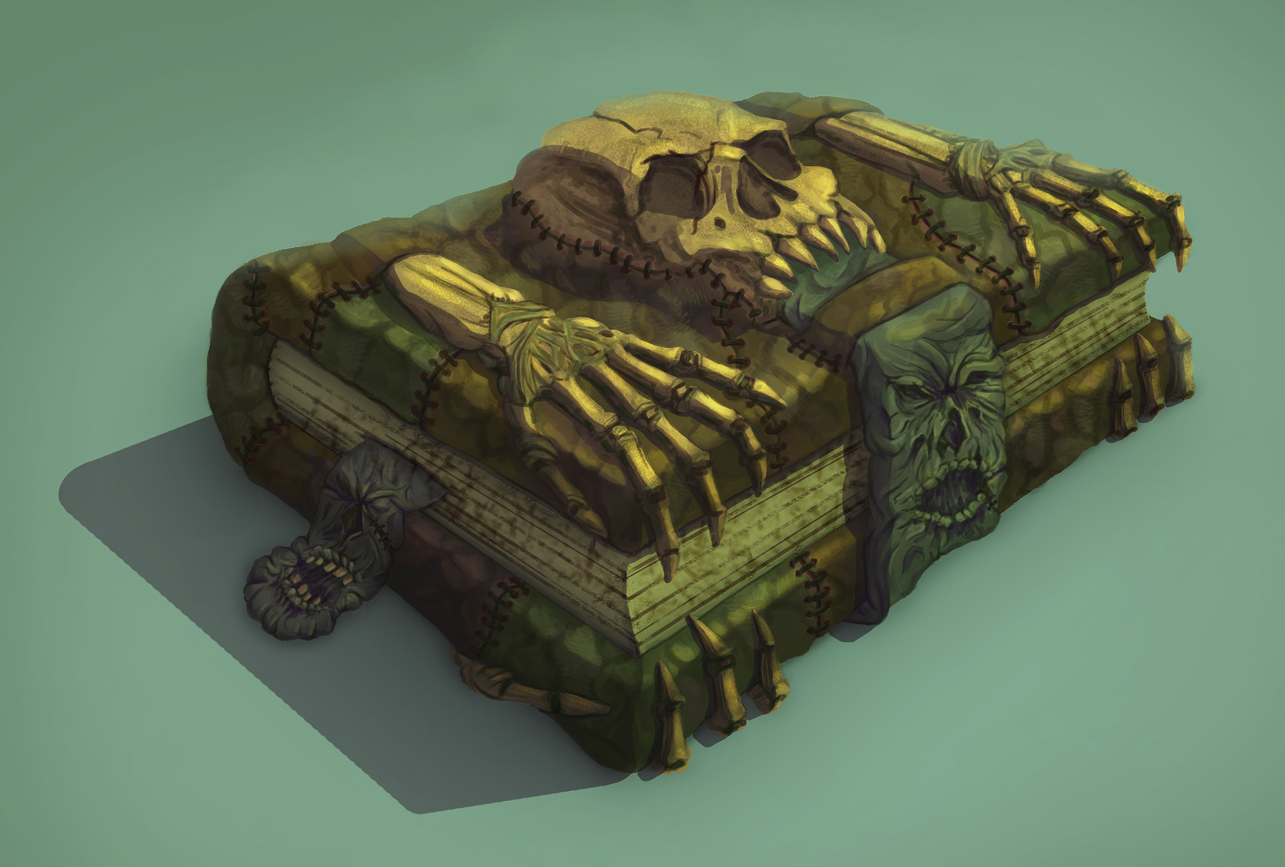 ArtStation - Necromancers book