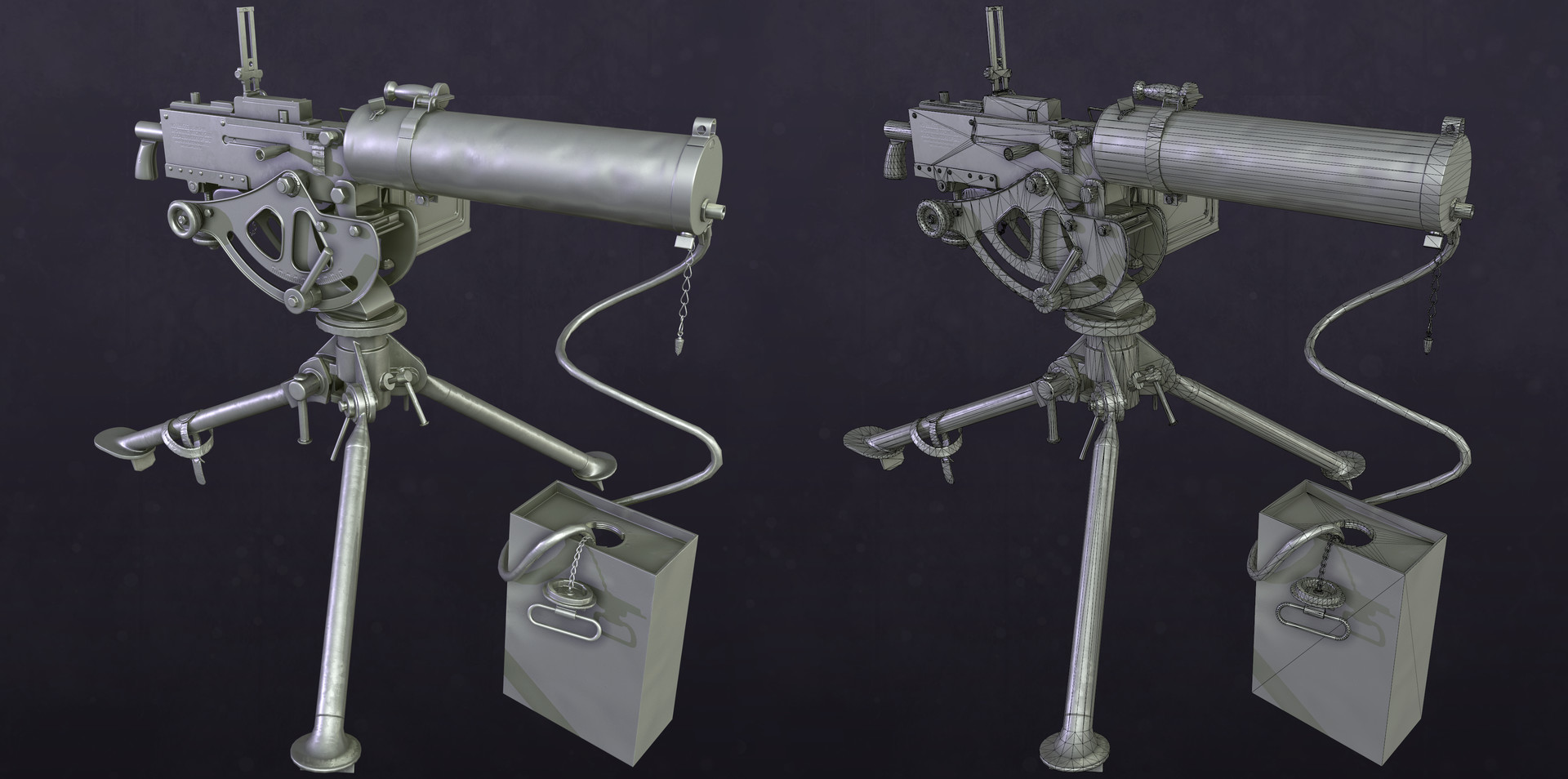 Gagandeep Singh Cheema - M1917 Browning machine Gun with A1 tripod