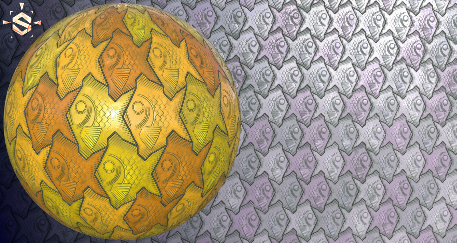 Jacob McKee-Wright - Tessellating Fish Mosaic