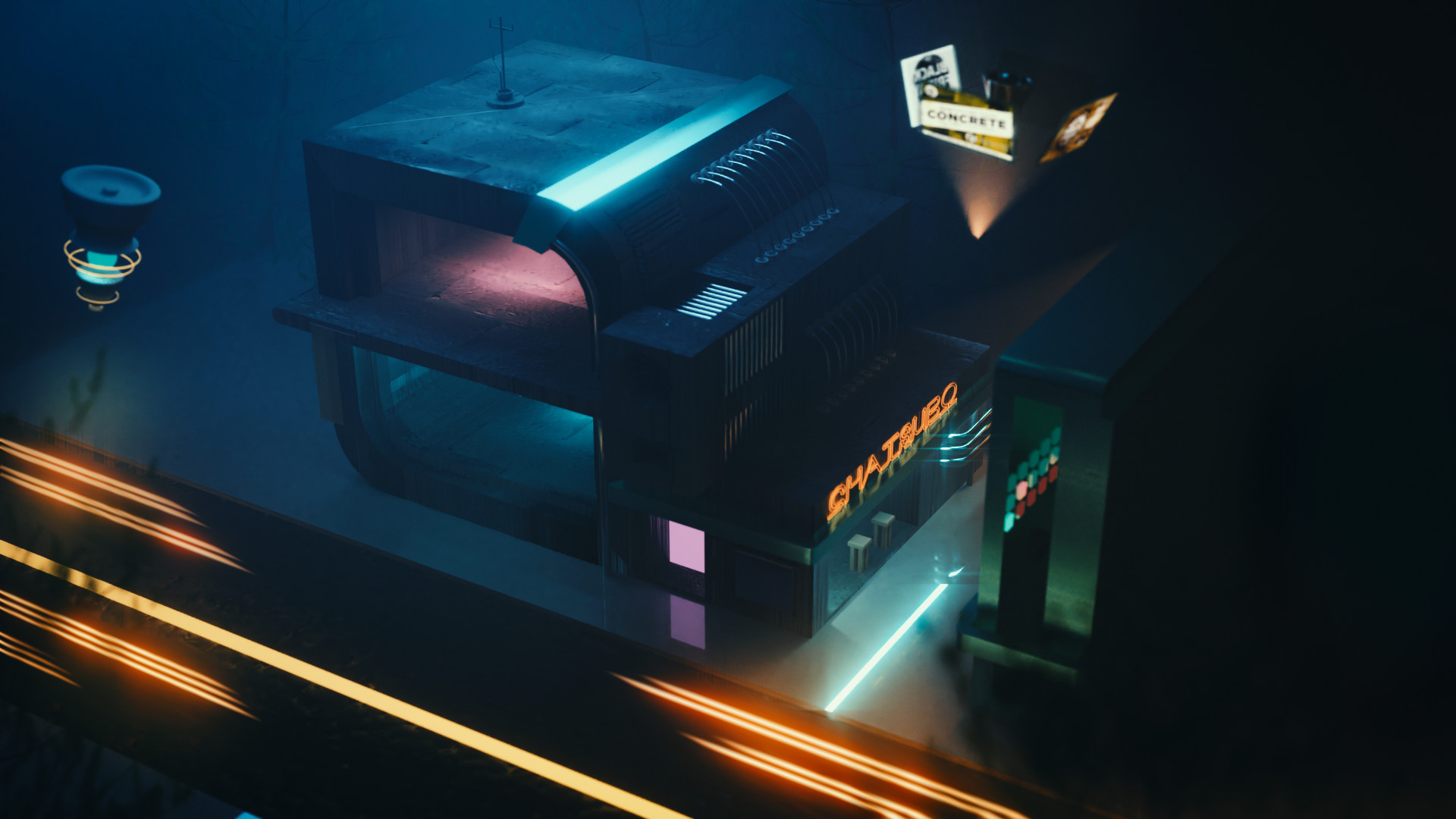 ArtStation - Cyberpunk station