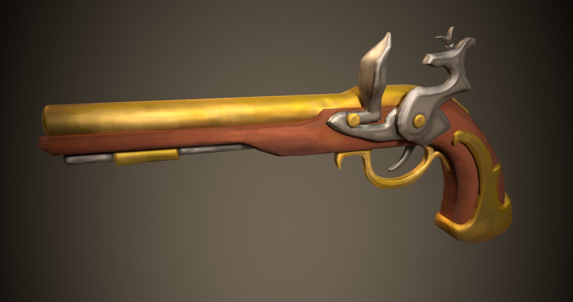 ArtStation - Flintlock pistol