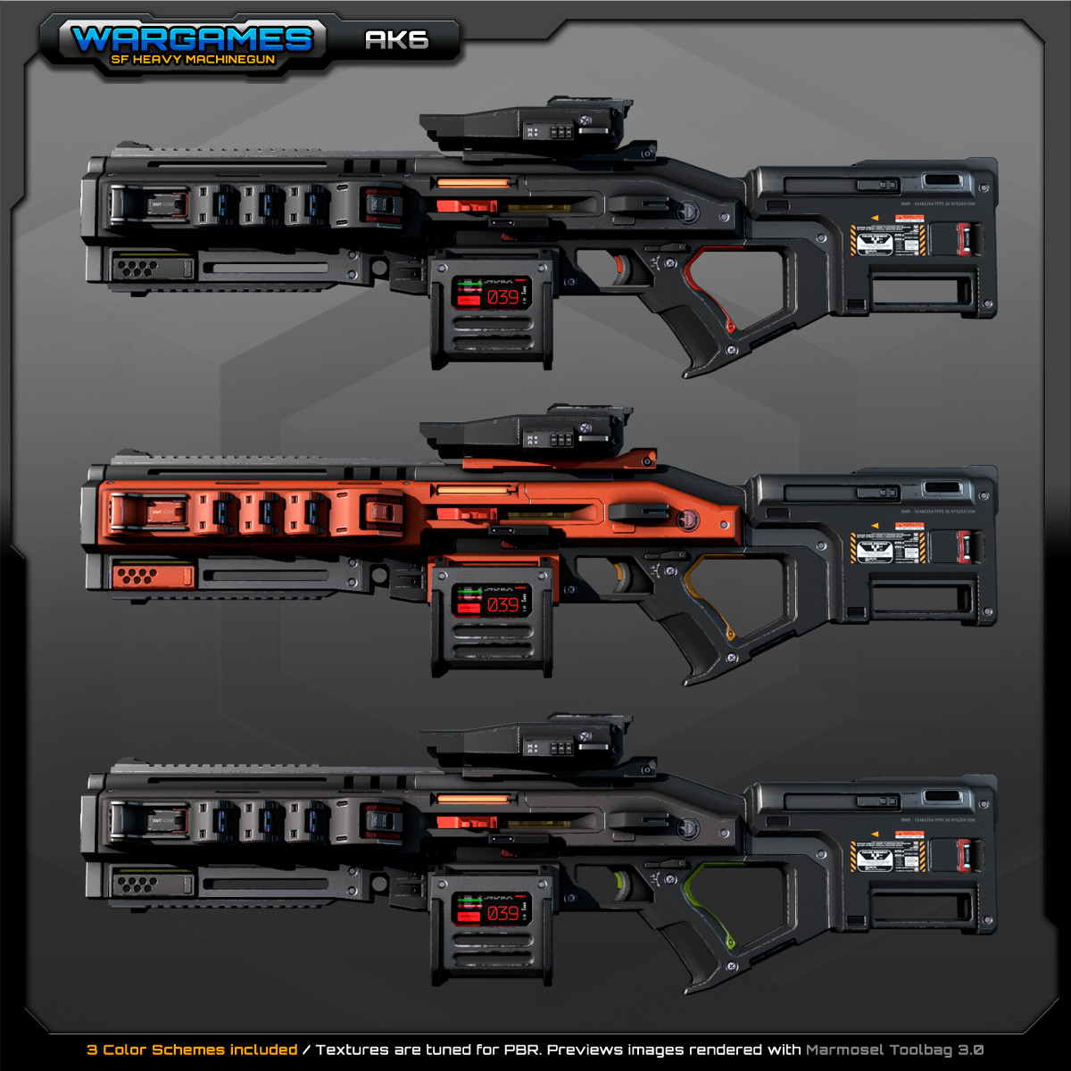 ArtStation - SF Weapons