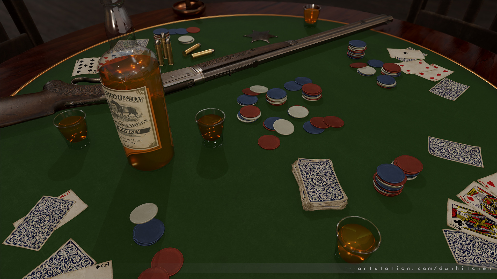 Dan Hitchen - Western Saloon