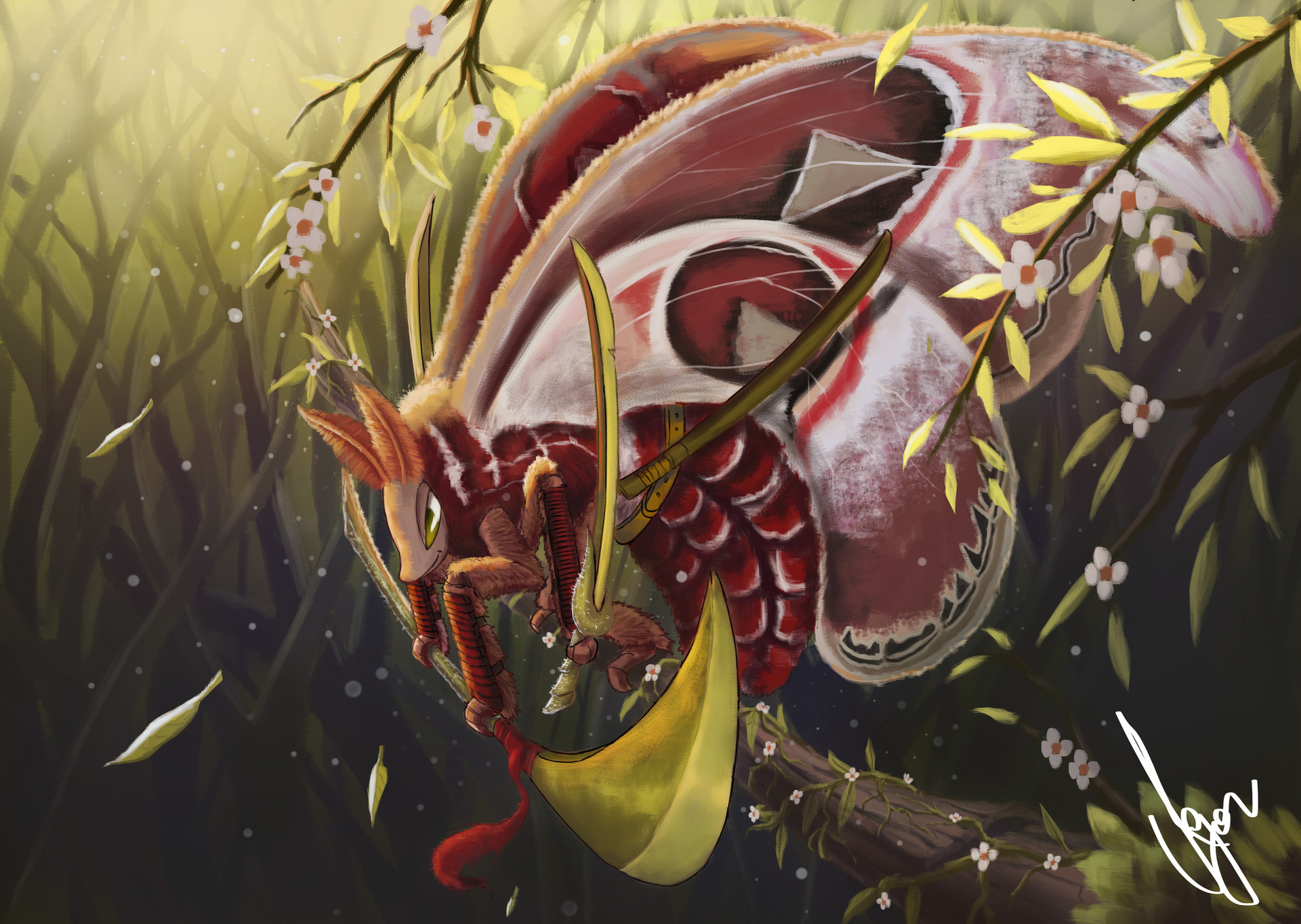 ArtStation - Warrior moth