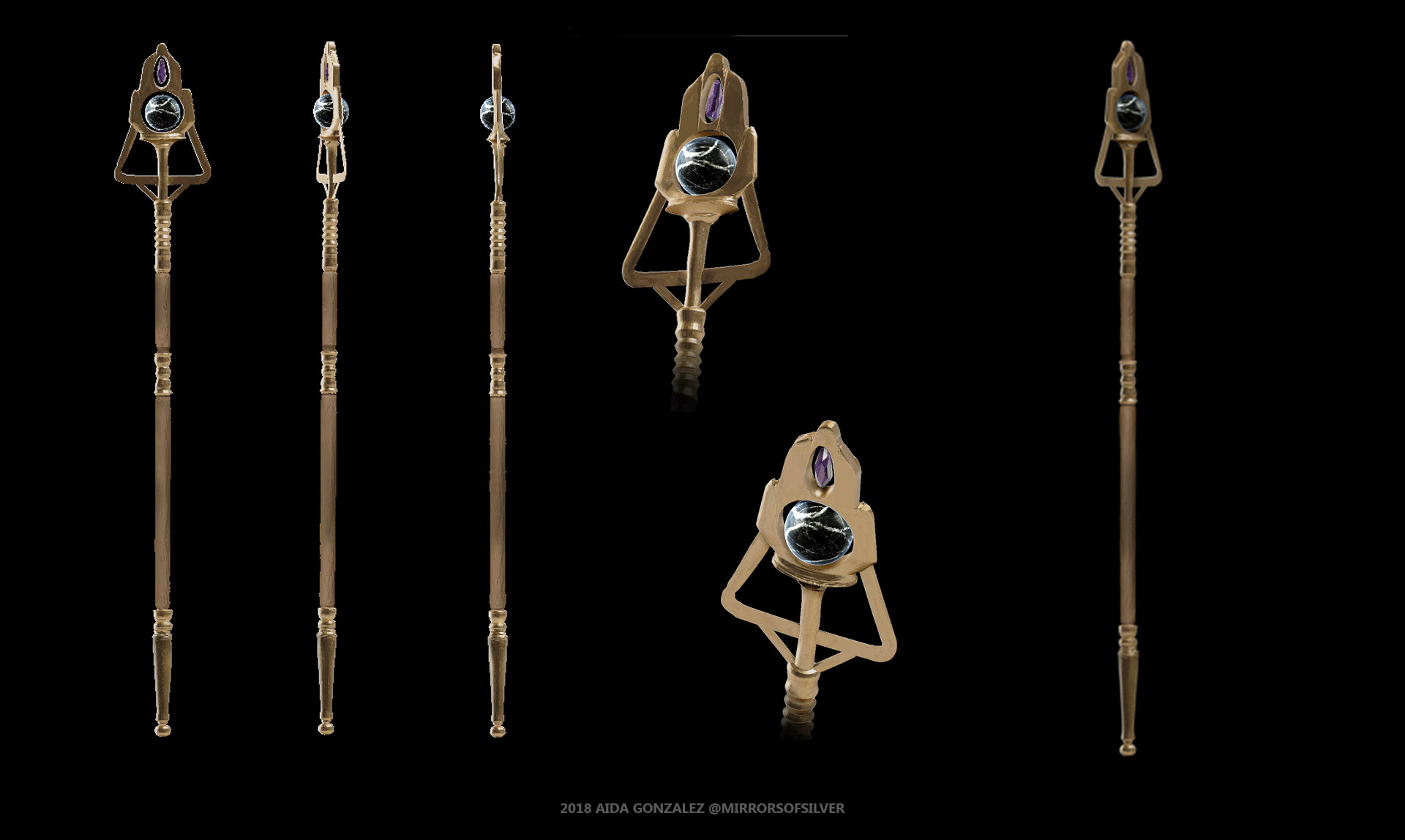 ArtStation - Magic Staff - Zbrush