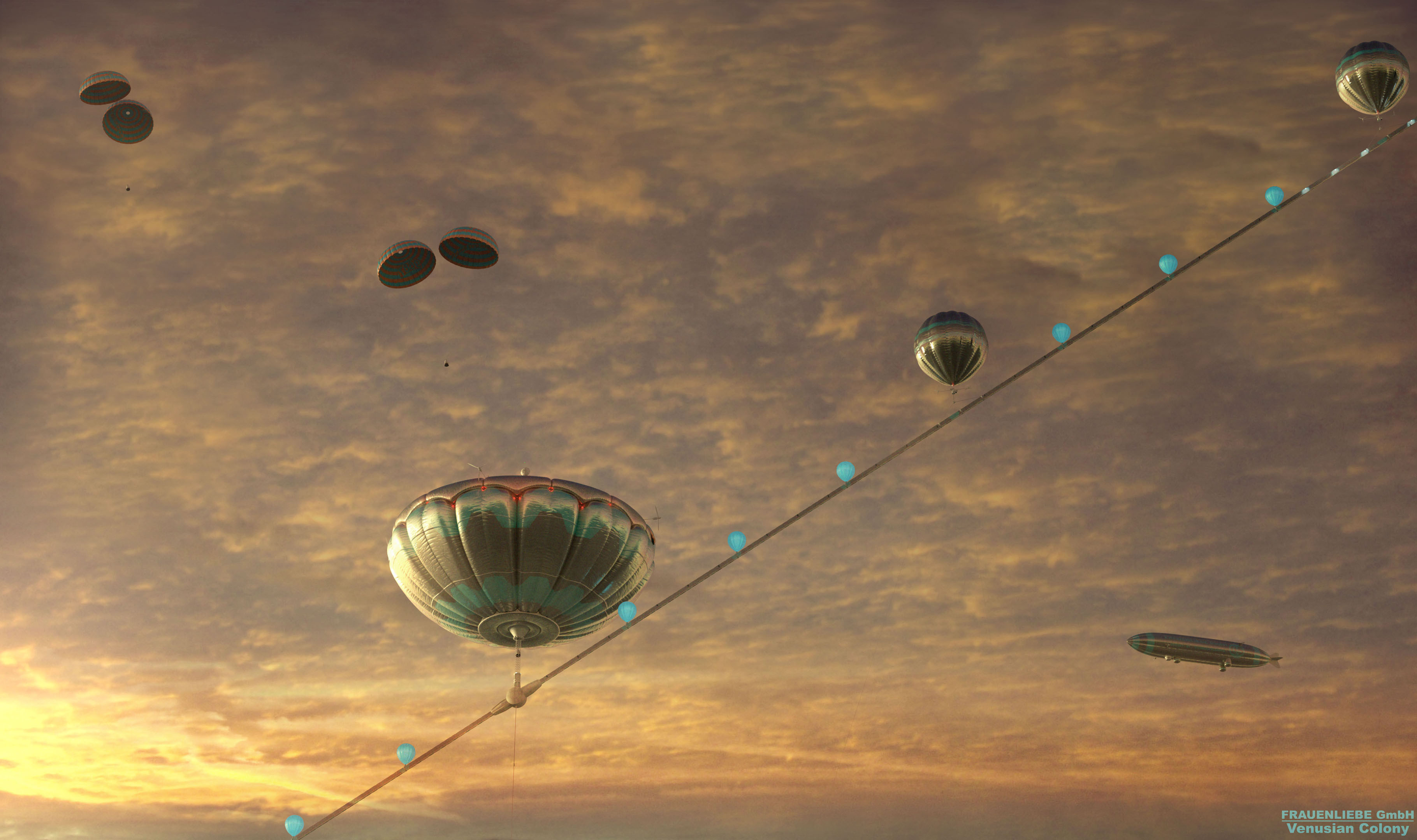 Sergio Botero - A colony on Venus