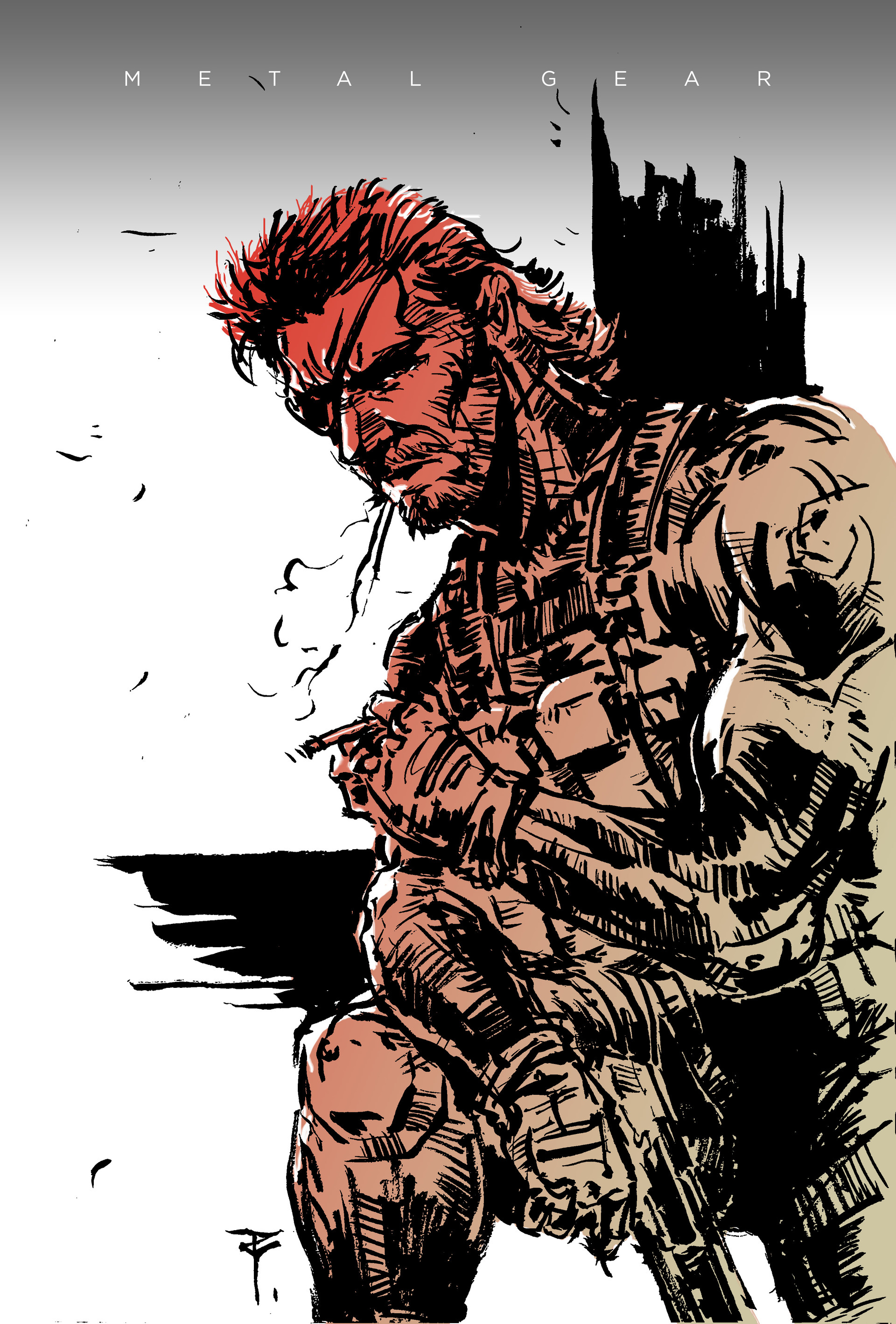Art of TZU (Howard Yung-Tzu Chin) - MGS Shinkawa studies 01