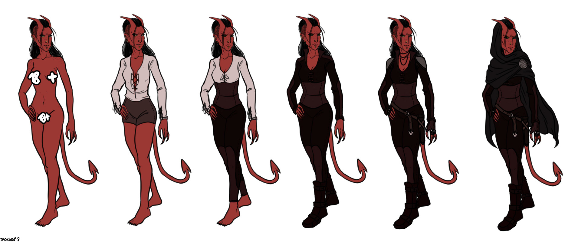 ArtStation - Tiefling concept design