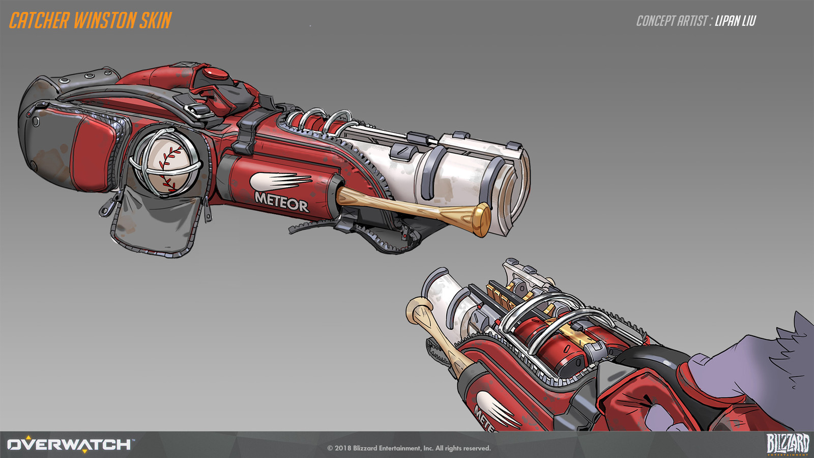 Rock D - Winston Catcher Skin concept art