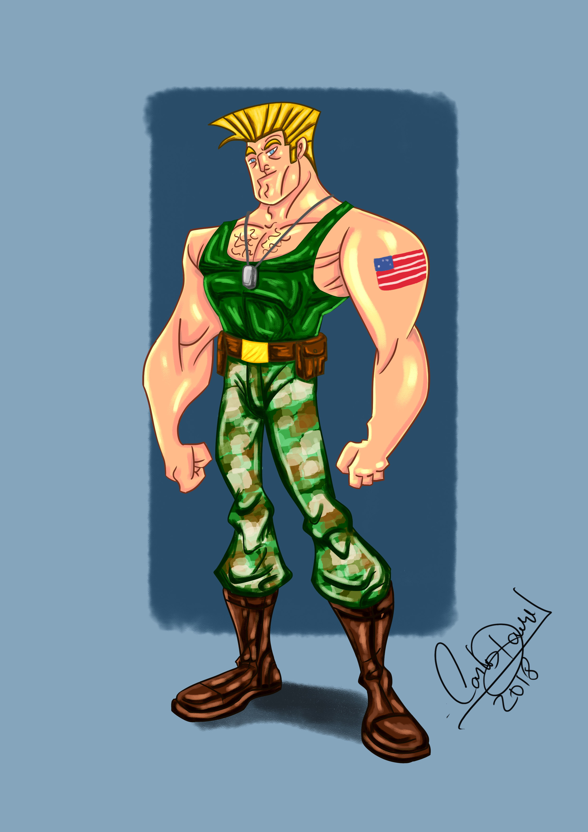 ArtStation - Cartoon guile