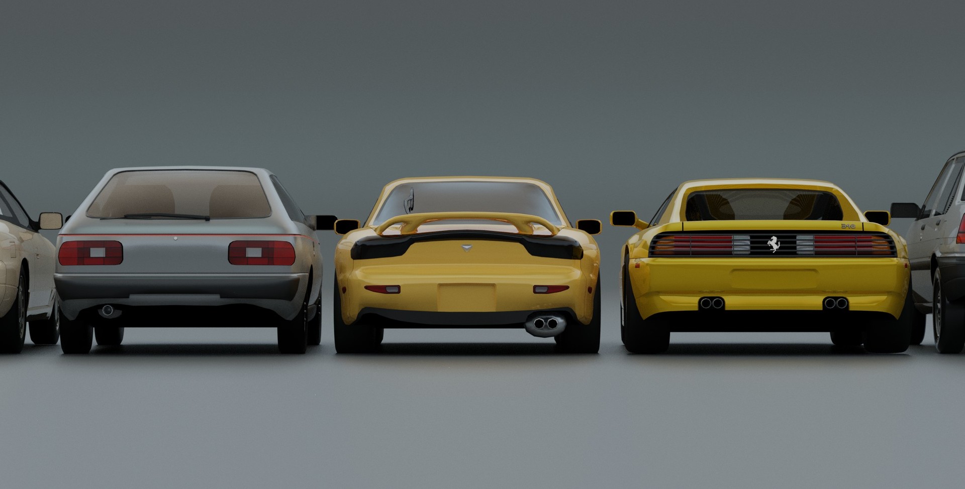Ringolds Vītiņš - Collection of My Current Mid-Poly Car Models