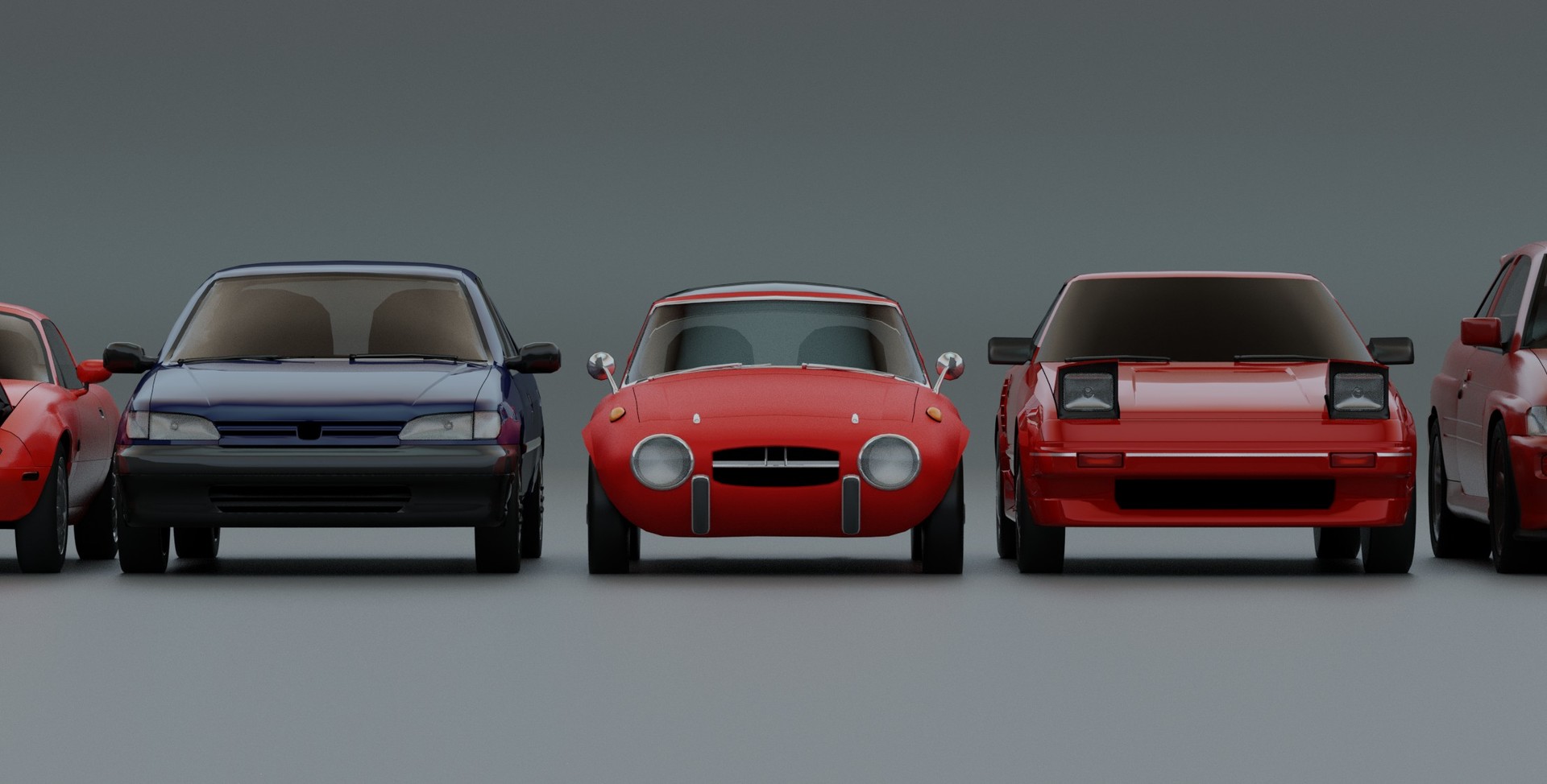 Ringolds Vītiņš - Collection of My Current Mid-Poly Car Models