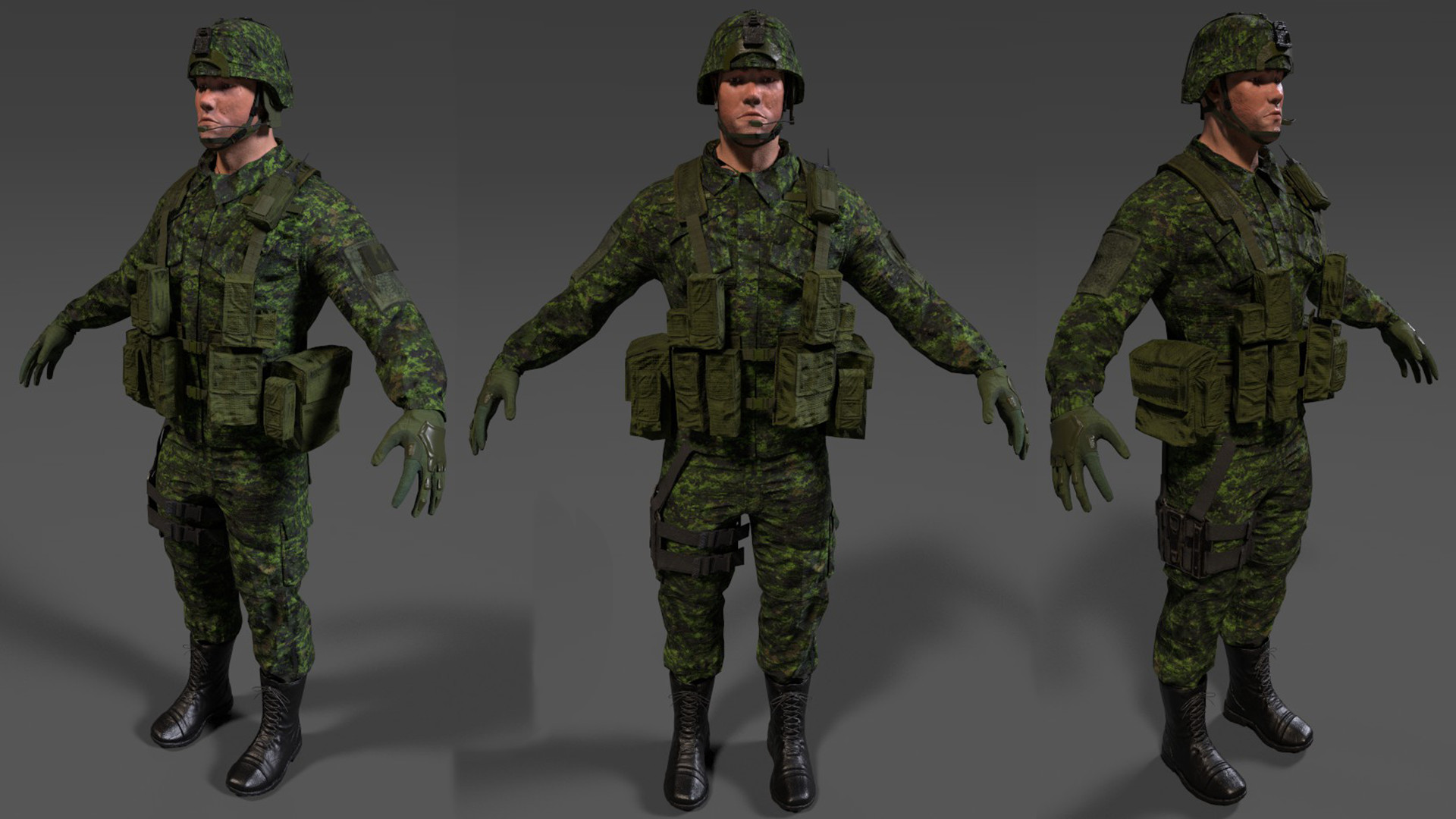 ArtStation - Canadian Soldier