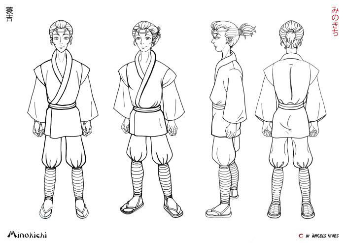 Male Character Model Sheet
