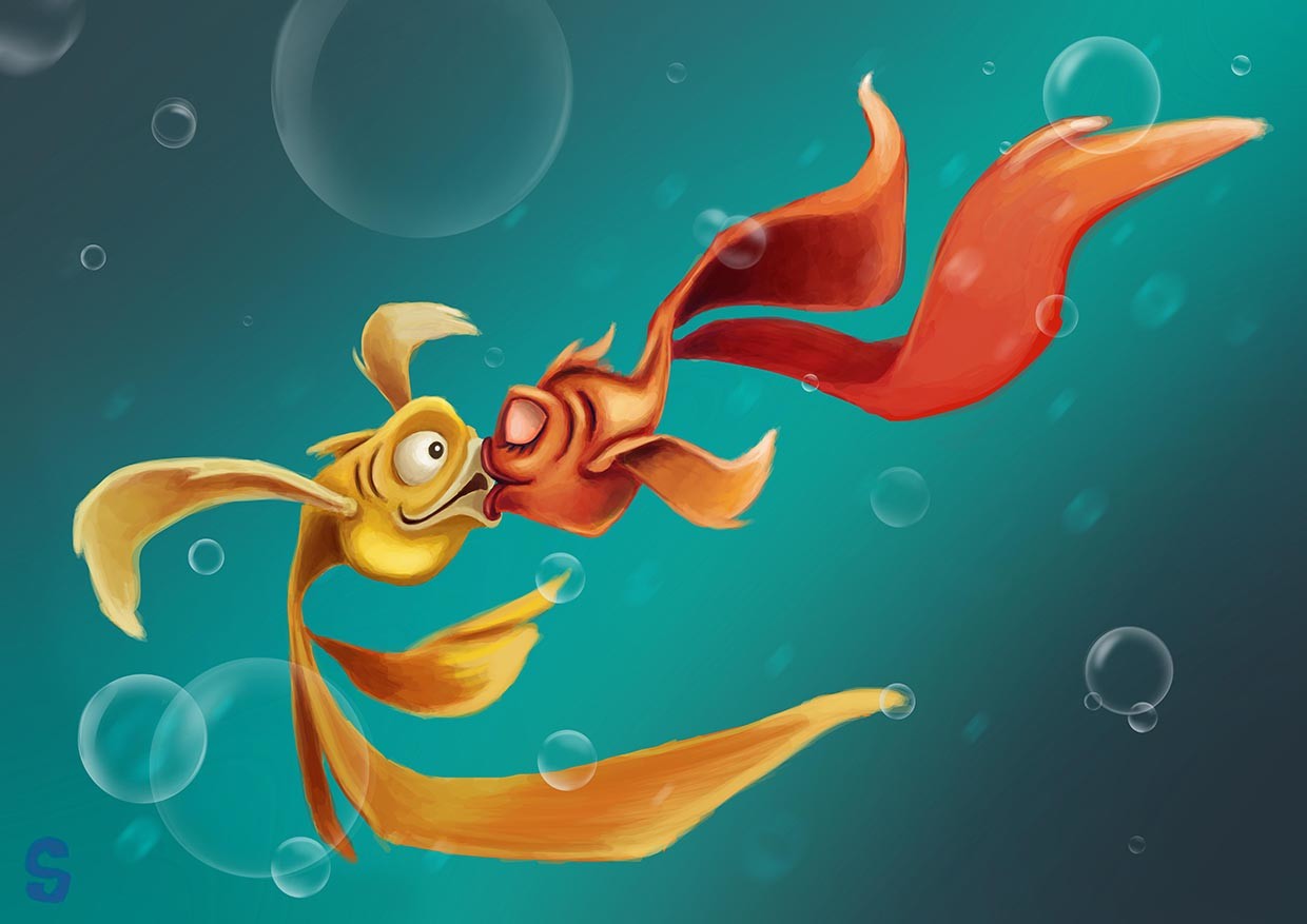 ArtStation - Lover Fish