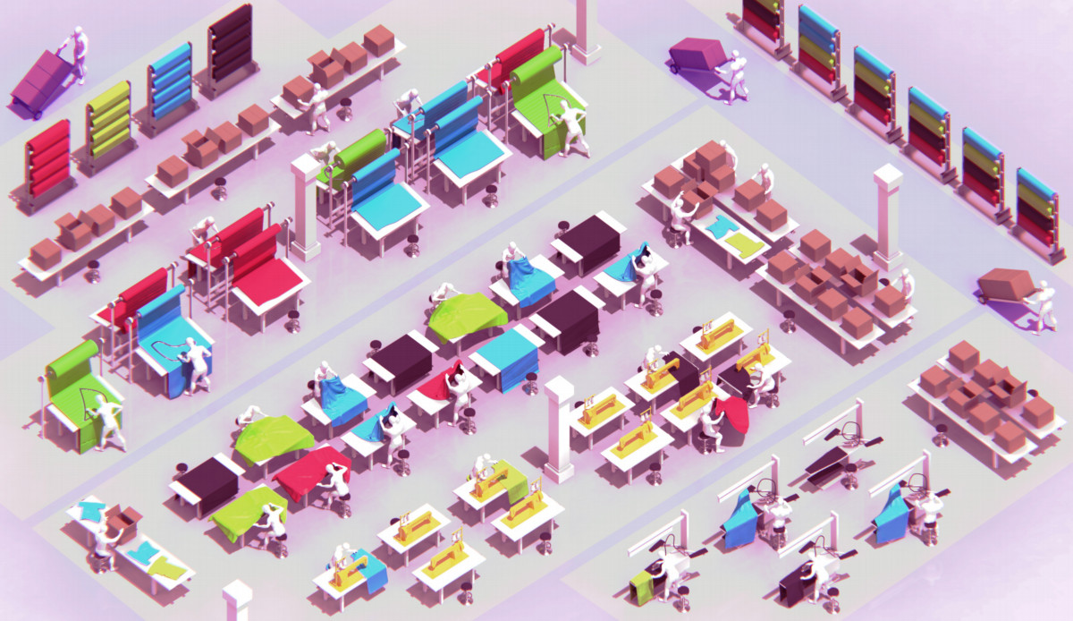 ArtStation - Textile factory