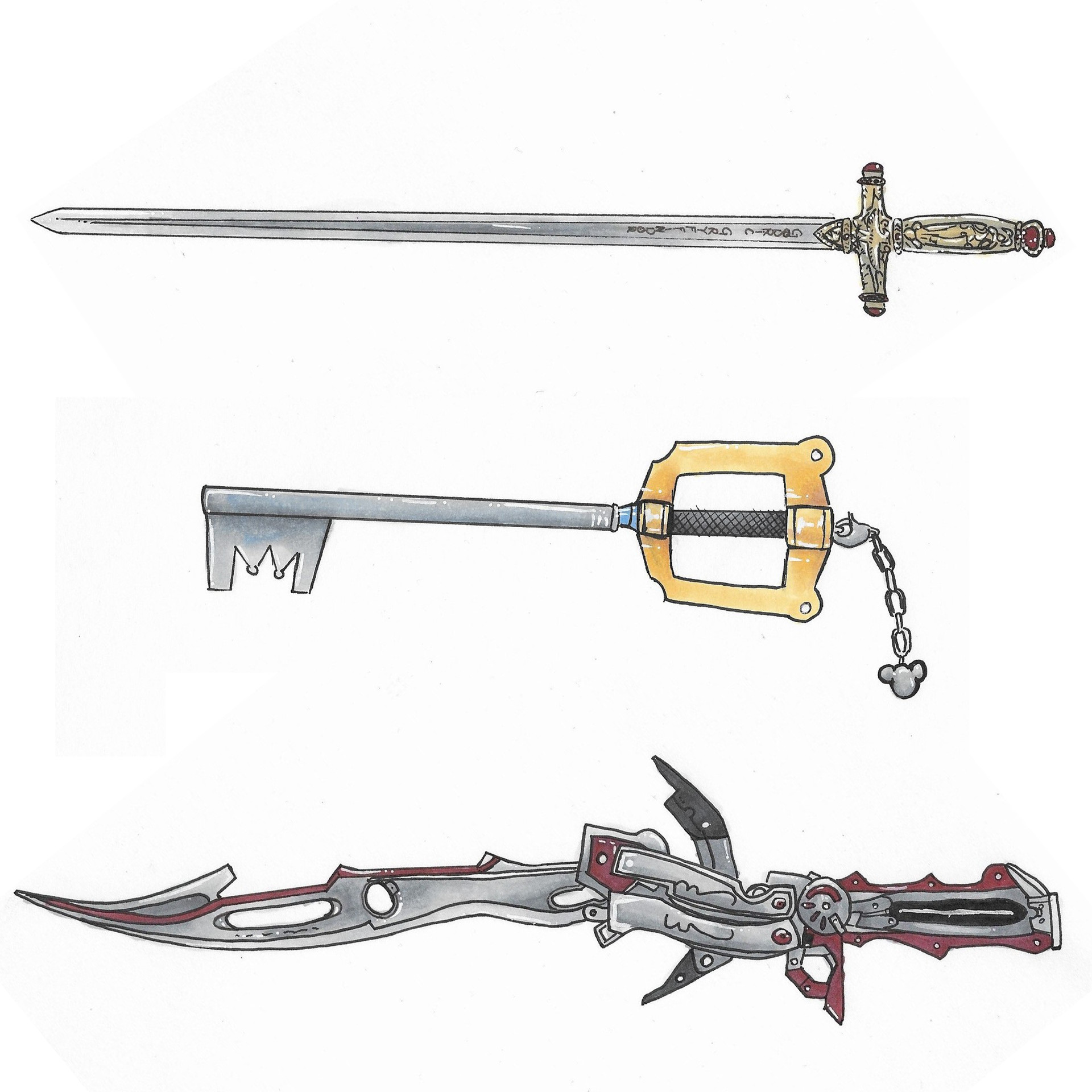 Sword Of Gryffindor Drawing