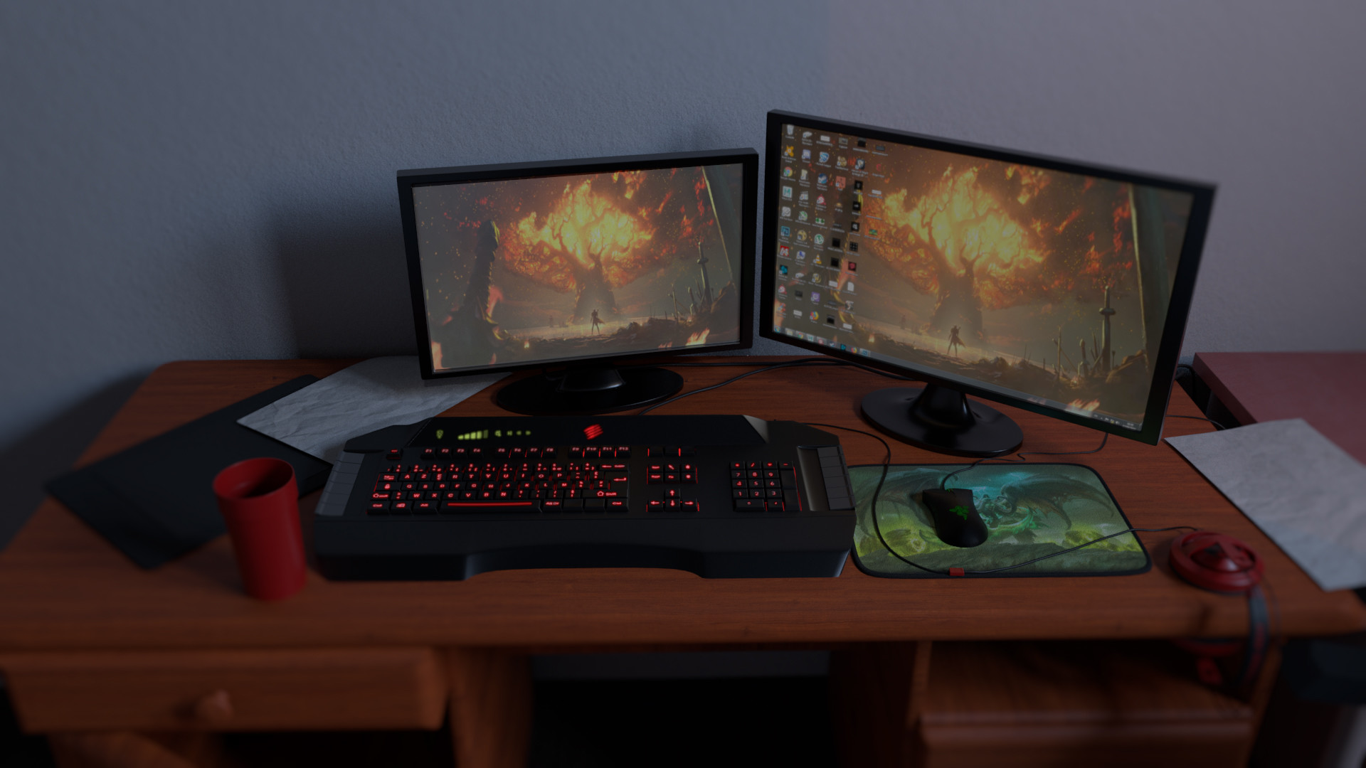 ArtStation - Gaming Desk