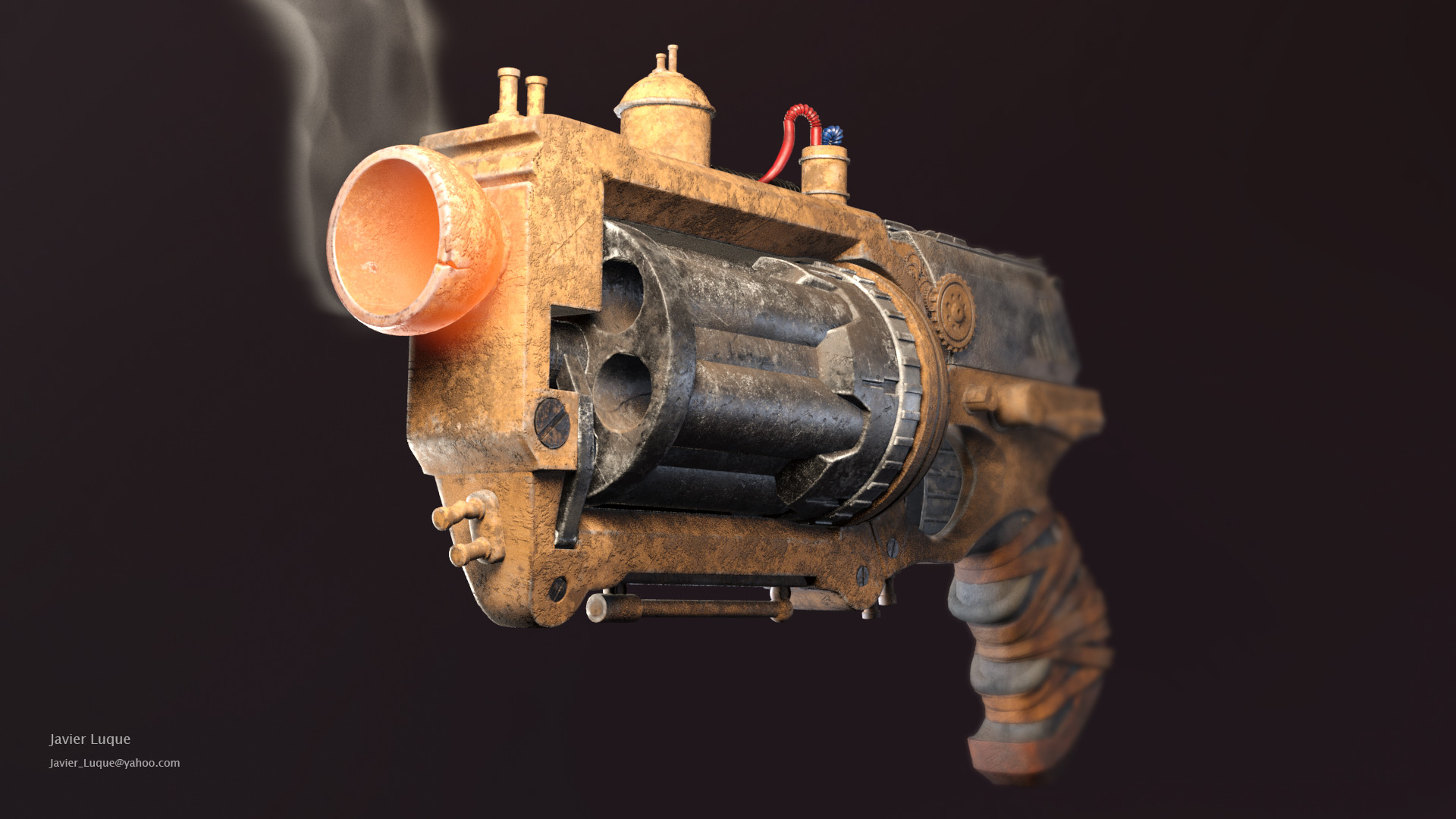 ArtStation - Steampunk Gun