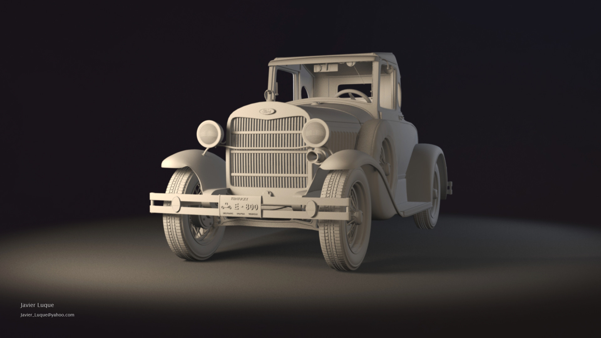 ArtStation - ford model a 1930