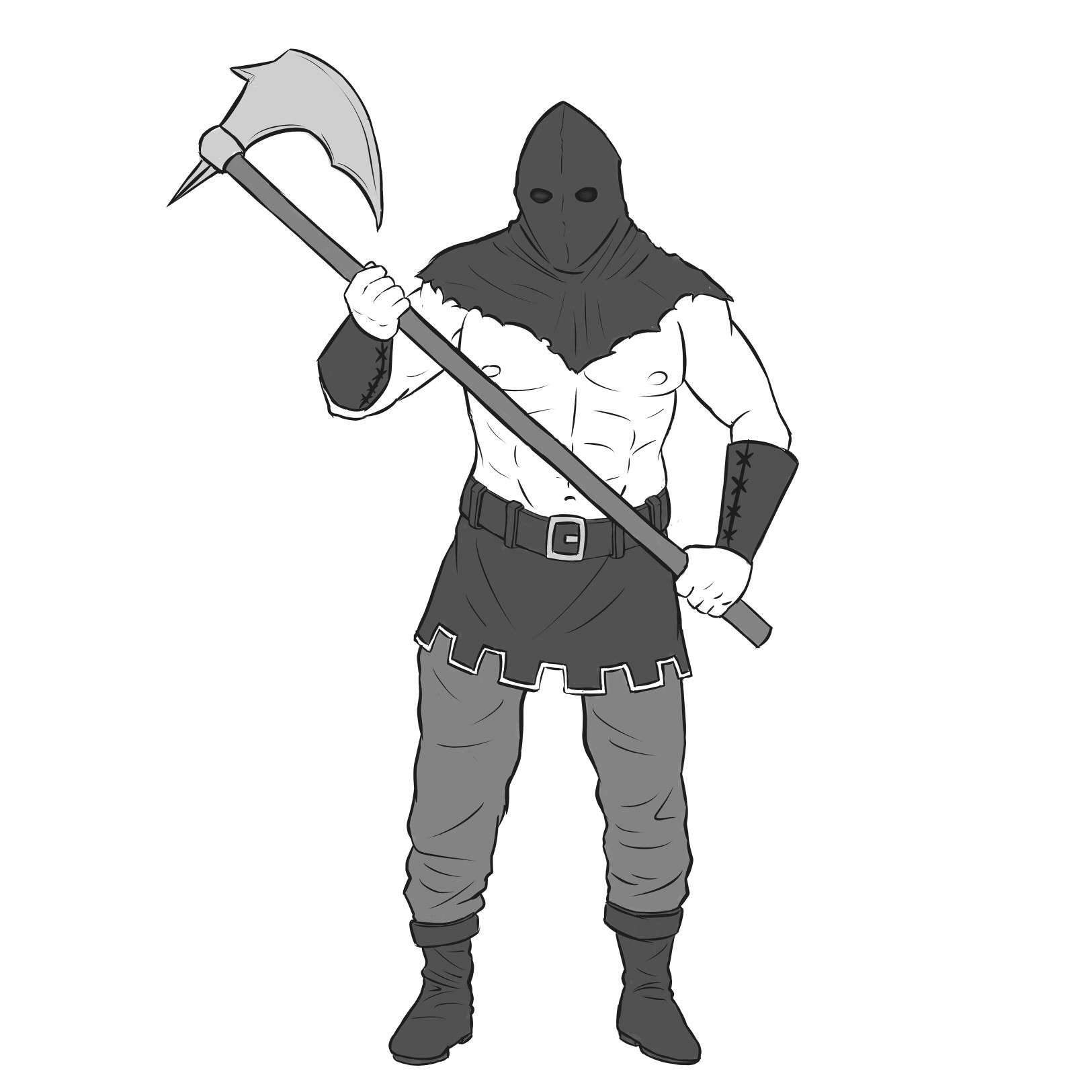 executioner axe drawing
