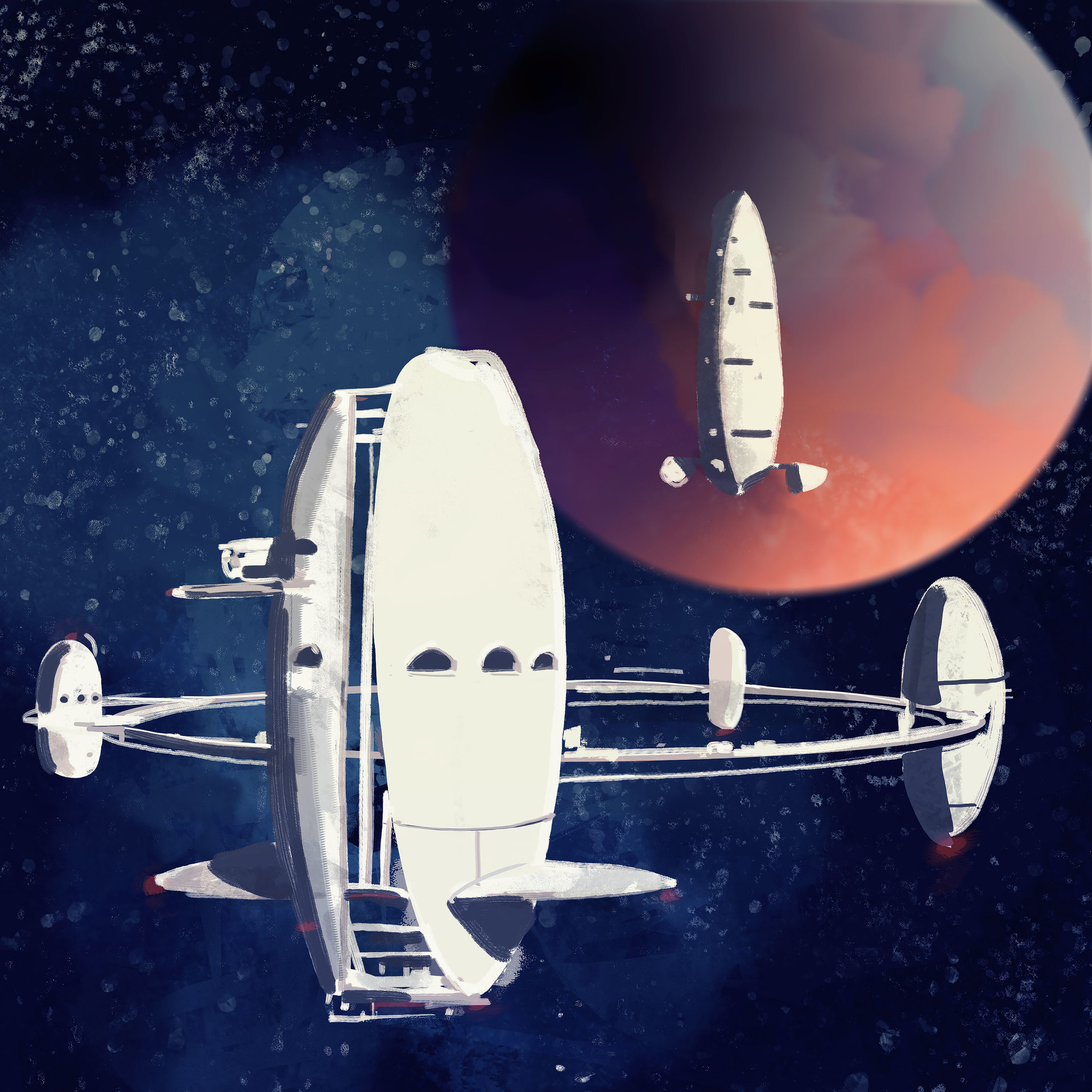 ArtStation - Retro Space Station