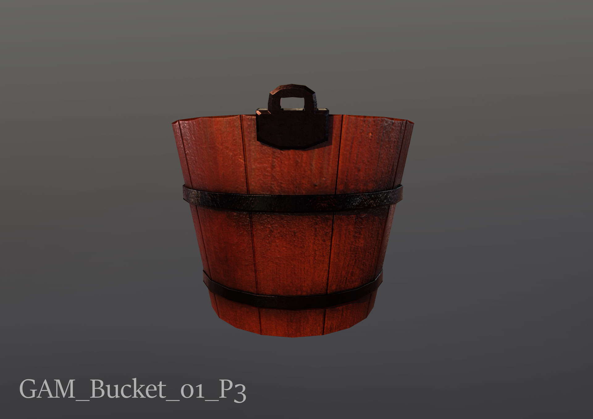 ArtStation - Wood Bucket
