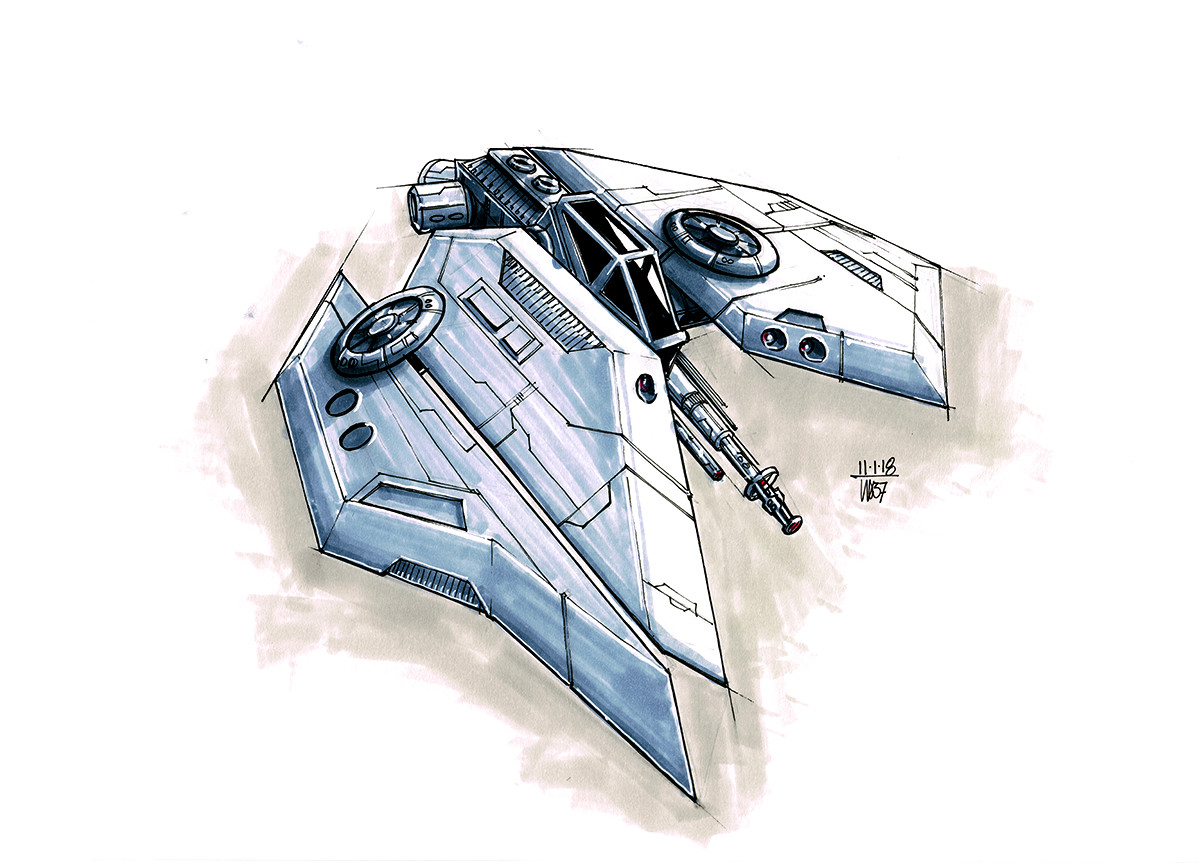 spacecraft design drawing