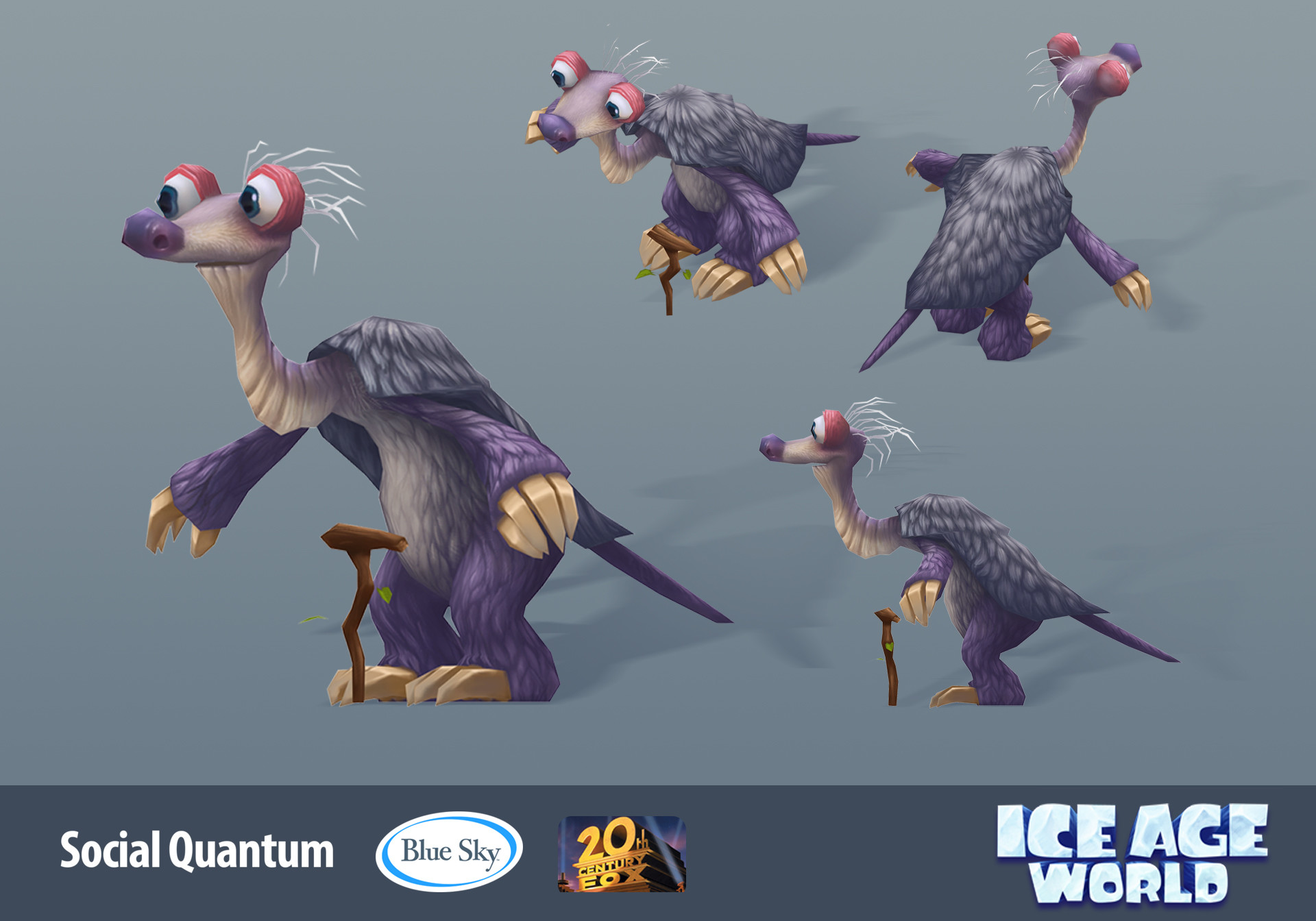 how to draw granny from ice age