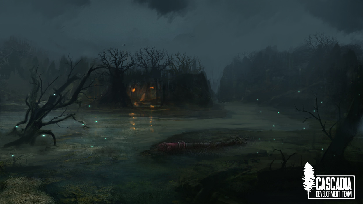 ArtStation - The Swamp Fallout Cascadia