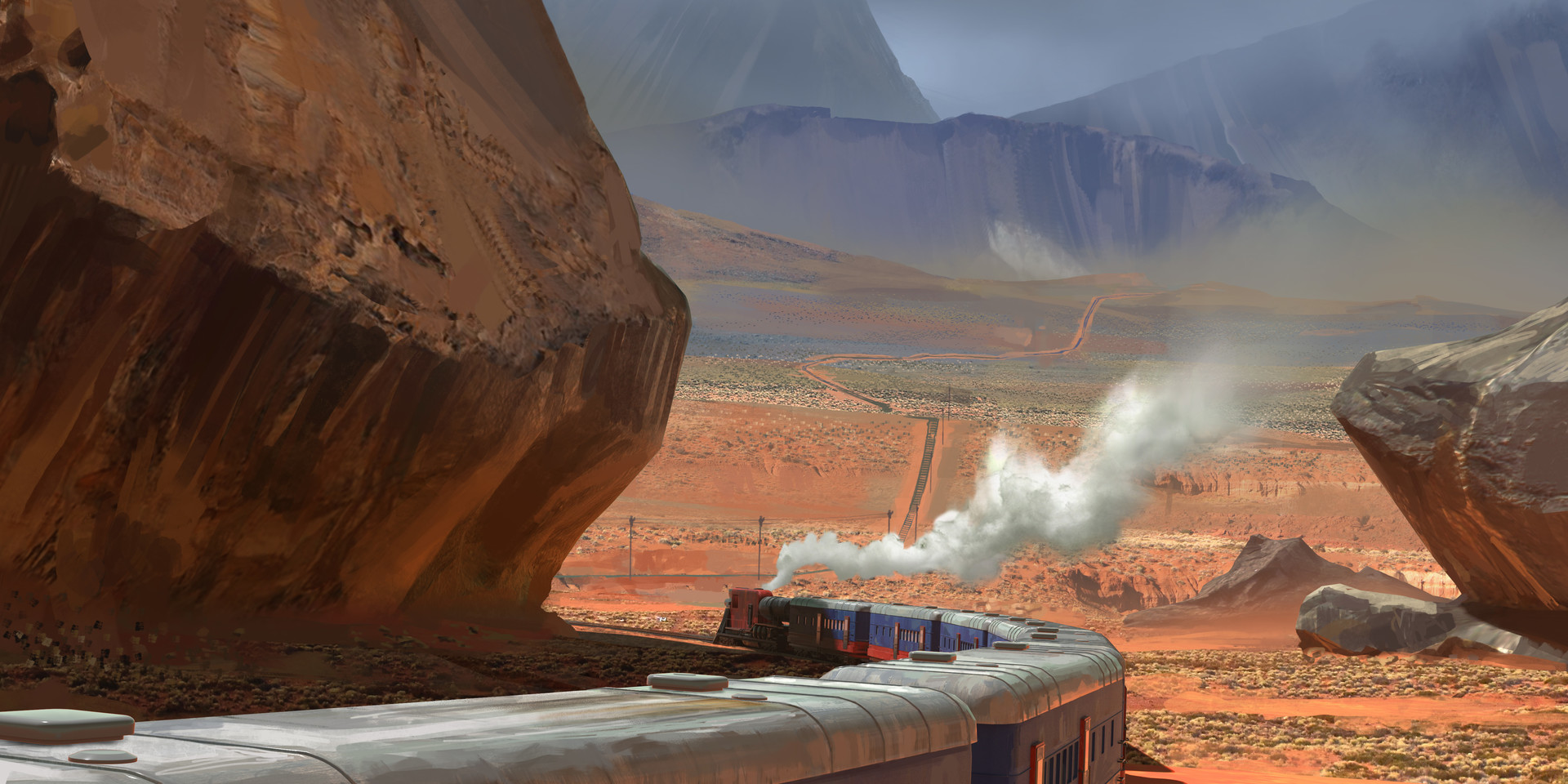ArtStation - Train pt I: Trans Continental