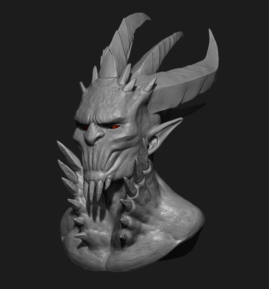 ArtStation - Demon Bust