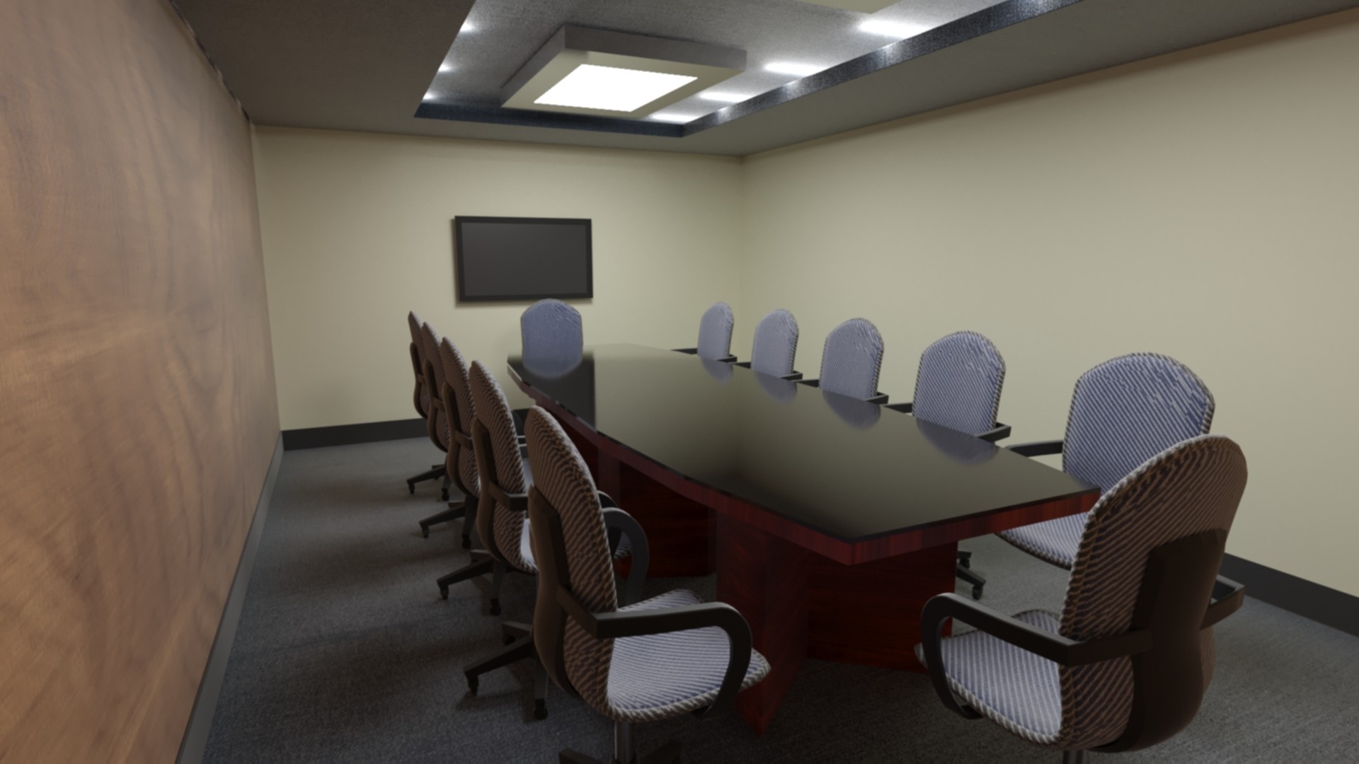 ArtStation - Architectural Realization Interior: Conference Room