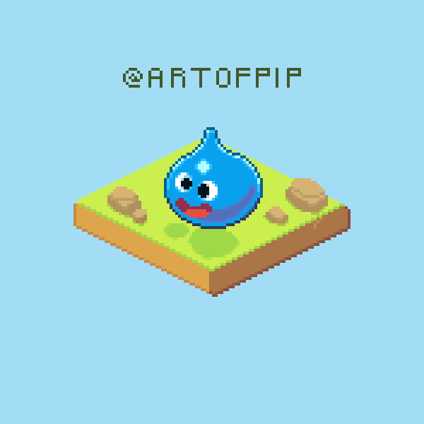 ArtStation - [Pixel Art] Slime Bounce Animation